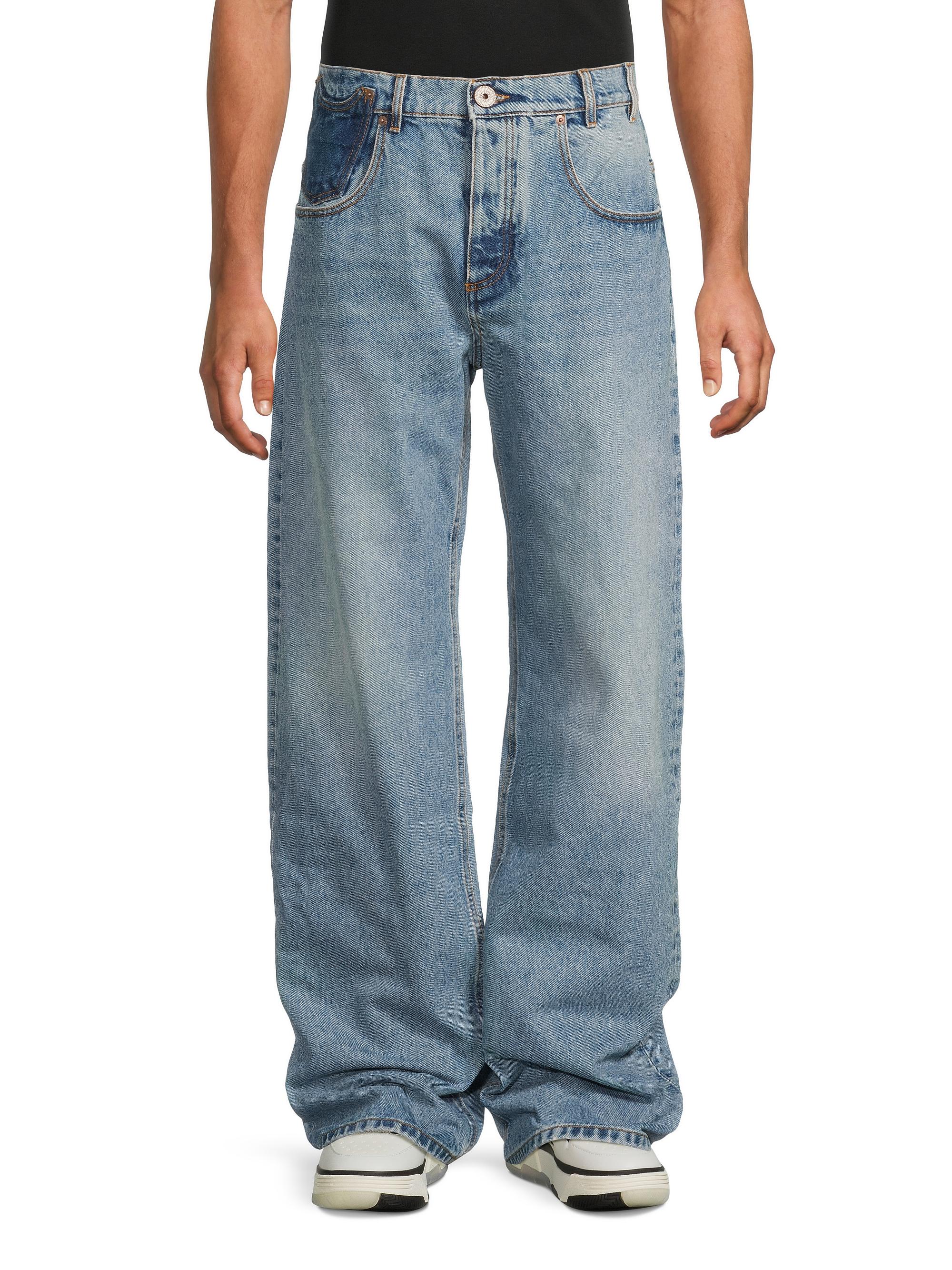 Click here for Balmain Mens Wide-Leg Jeans - Denim - Size 29 prices