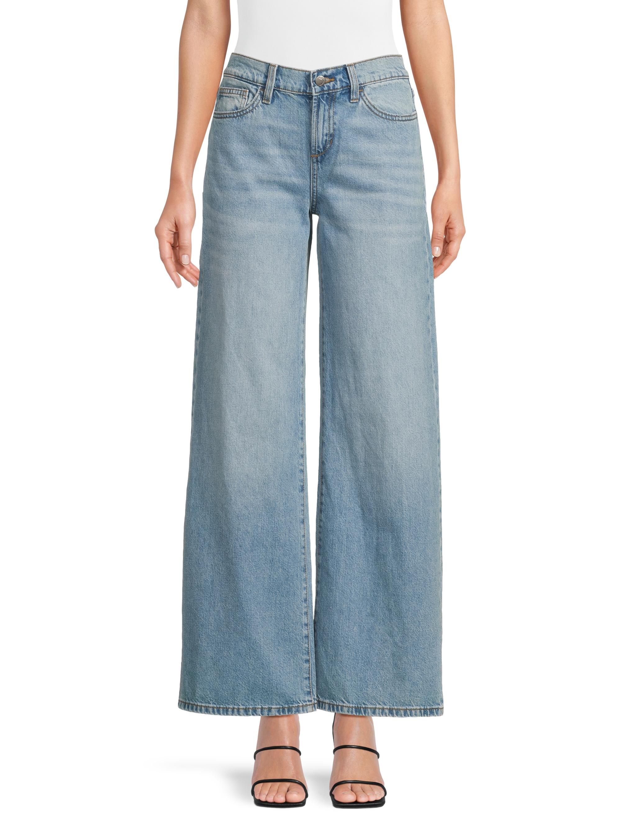 Click here for Joes Jeans Womens Whiskered Stretch-Cotton Wide-Le... prices