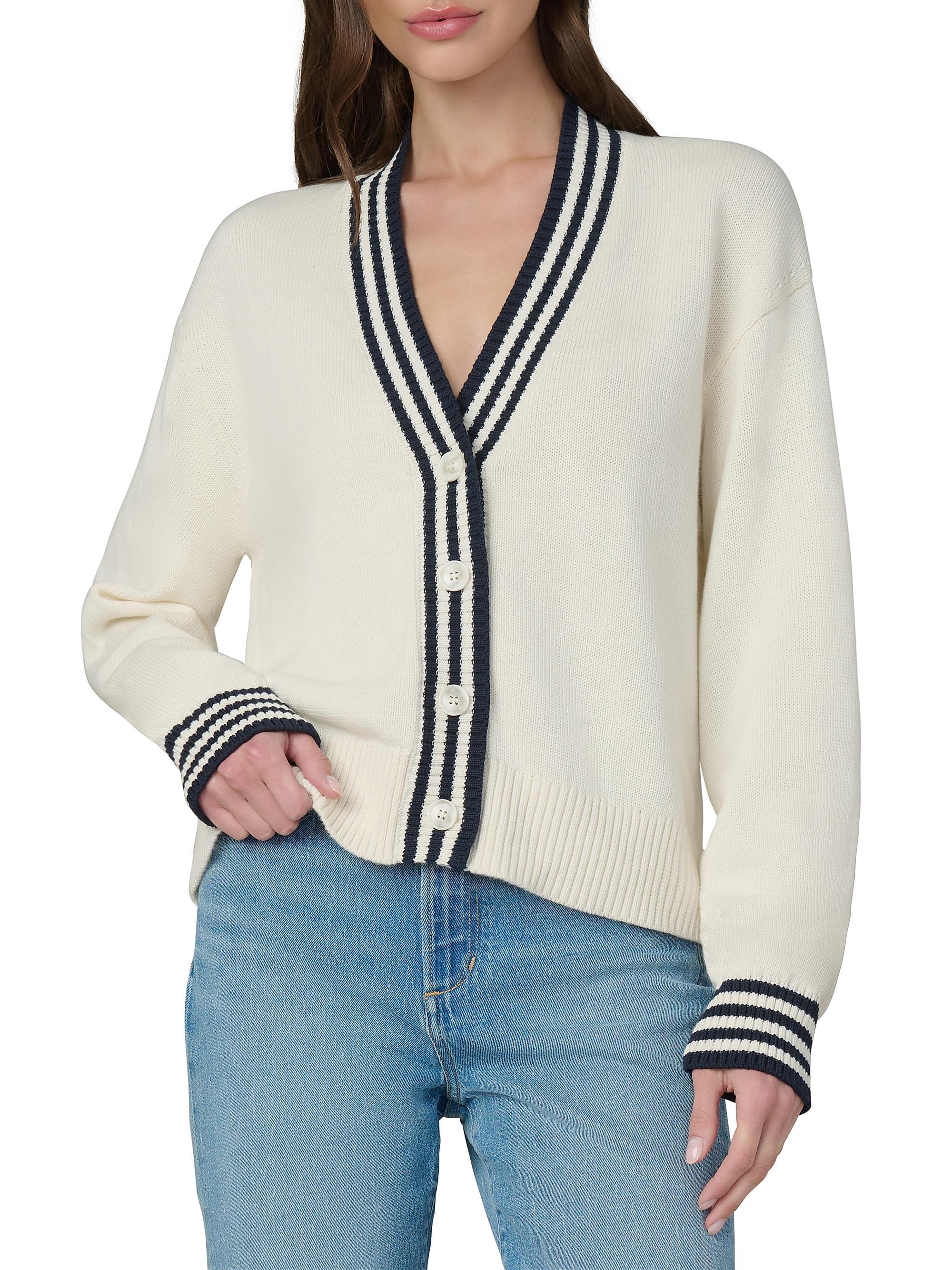 Click here for Joes Jeans Womens Leah Cotton Cardigan - Ecru With... prices