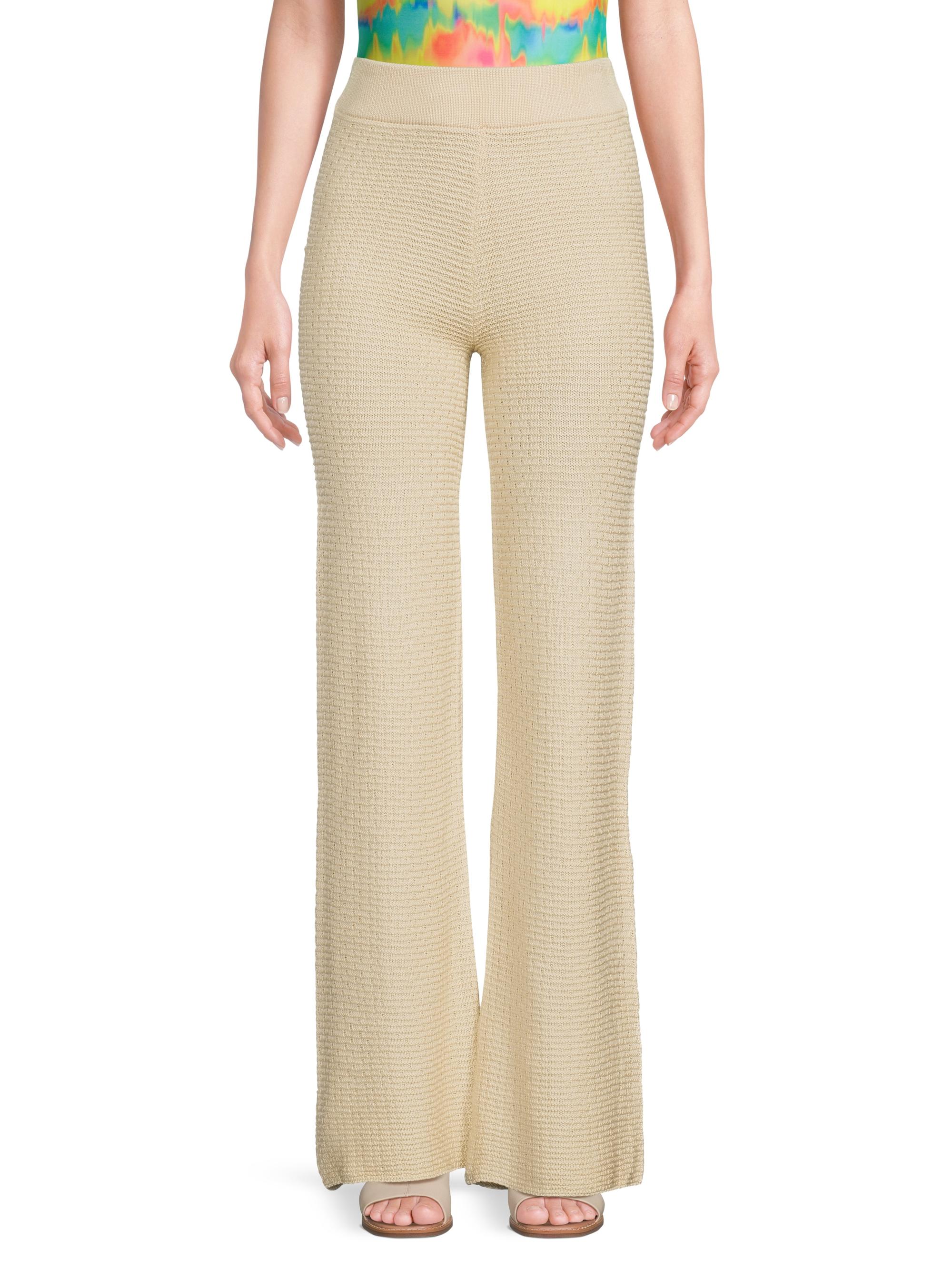 Click here for Peixoto Womens Kira Knitted Pants - Beige - Size S prices