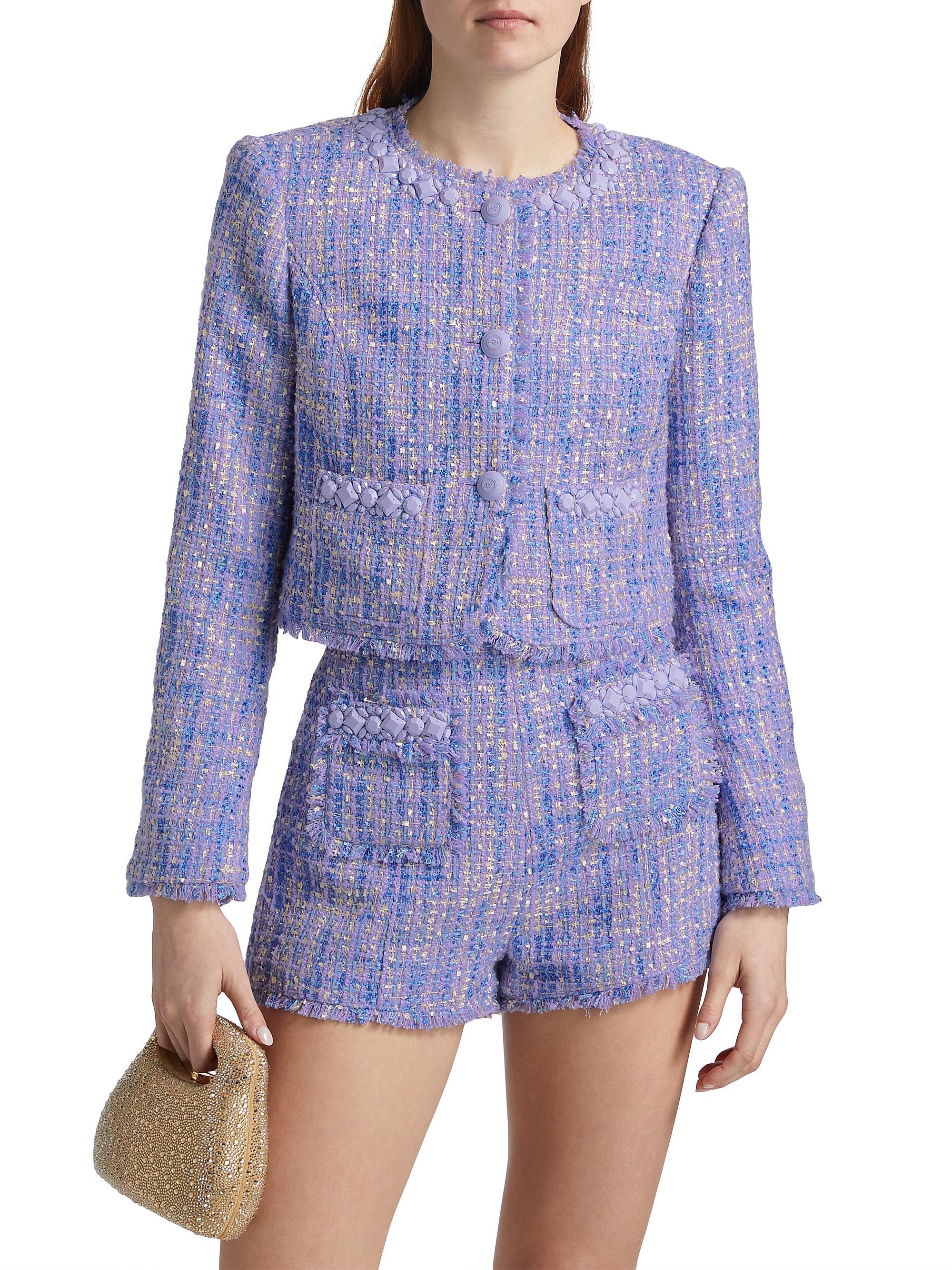 Click here for Cinq à Sept Womens Lucie Boucle Audette Jacket - H... prices