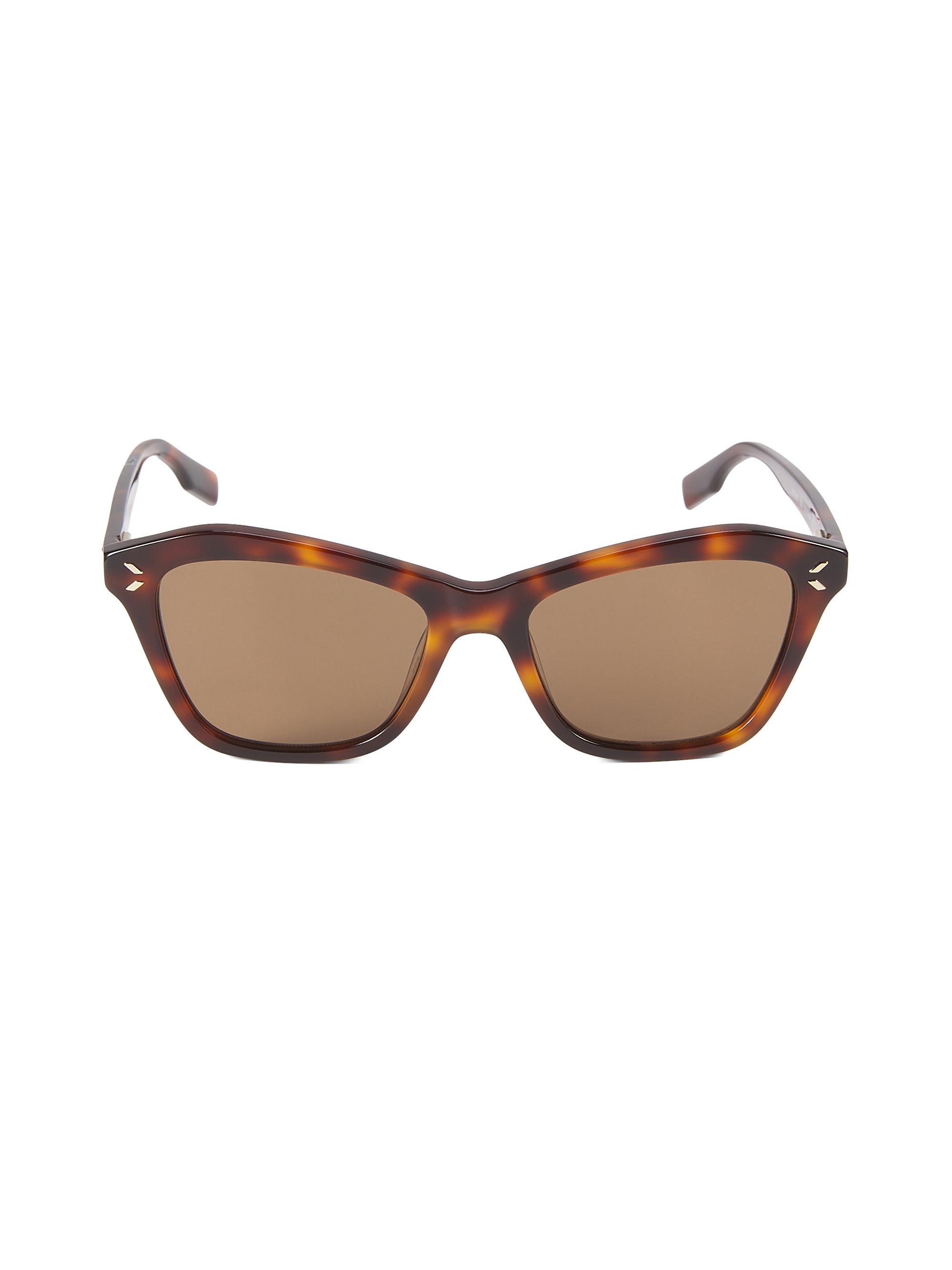 Click here for Mcqueen Womens 52MM Square Sunglasses - Havana prices