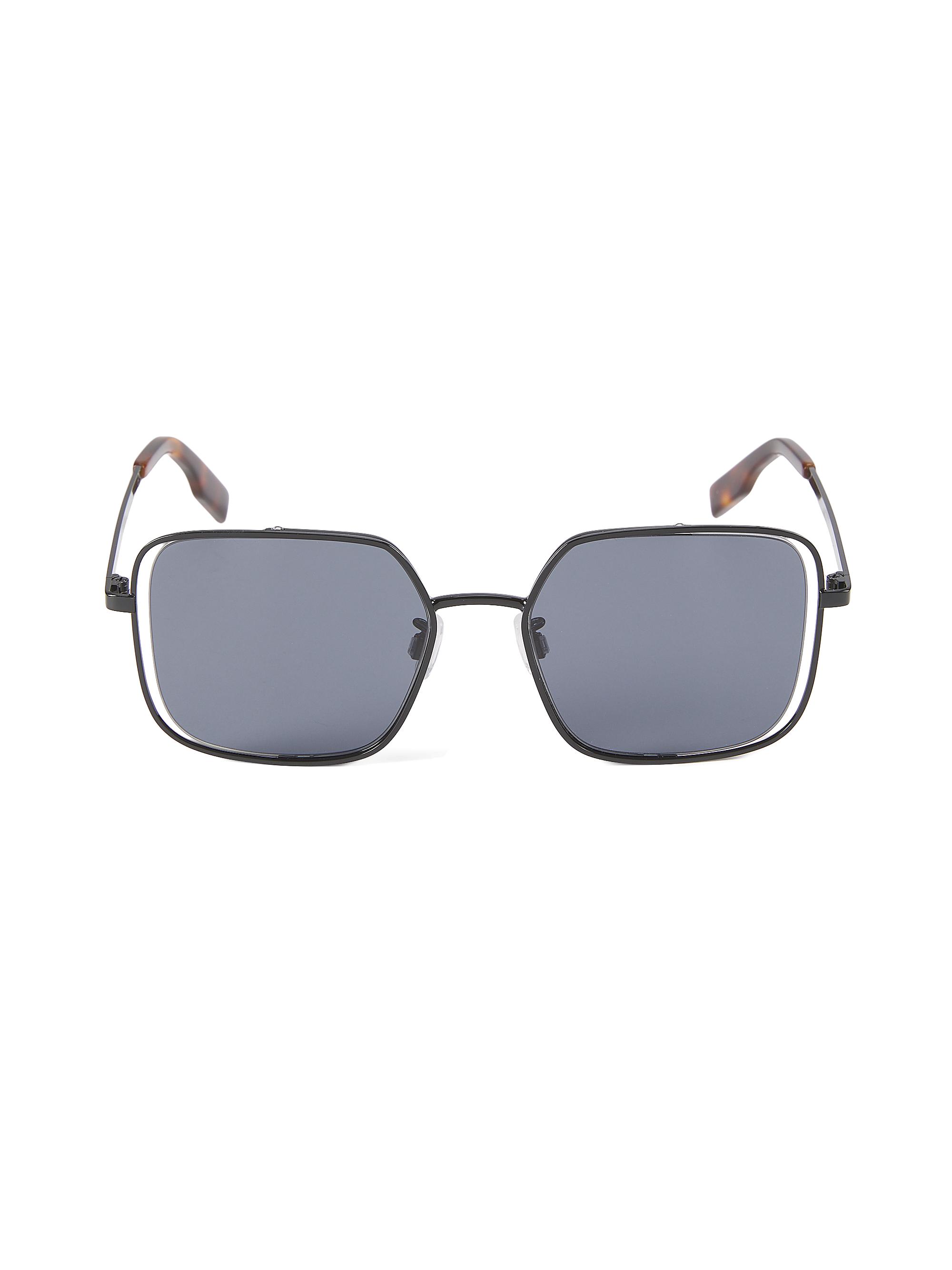 Click here for Mcqueen Mens 52MM Geometric Sunglasses - Black prices