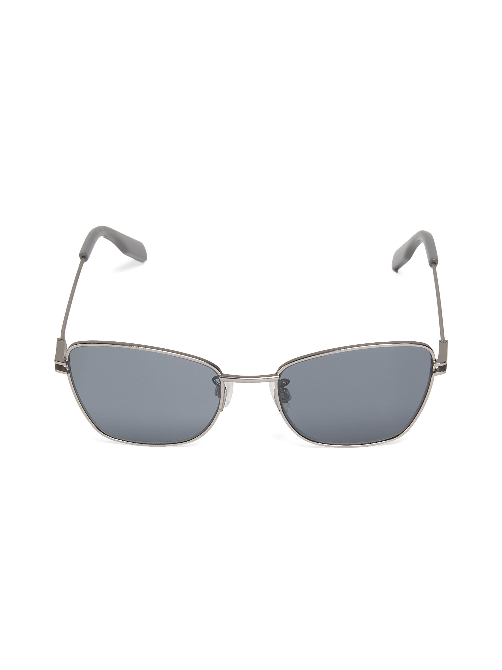 Click here for Mcqueen Womens 50MM Rectangular Sunglasses - Nicke... prices