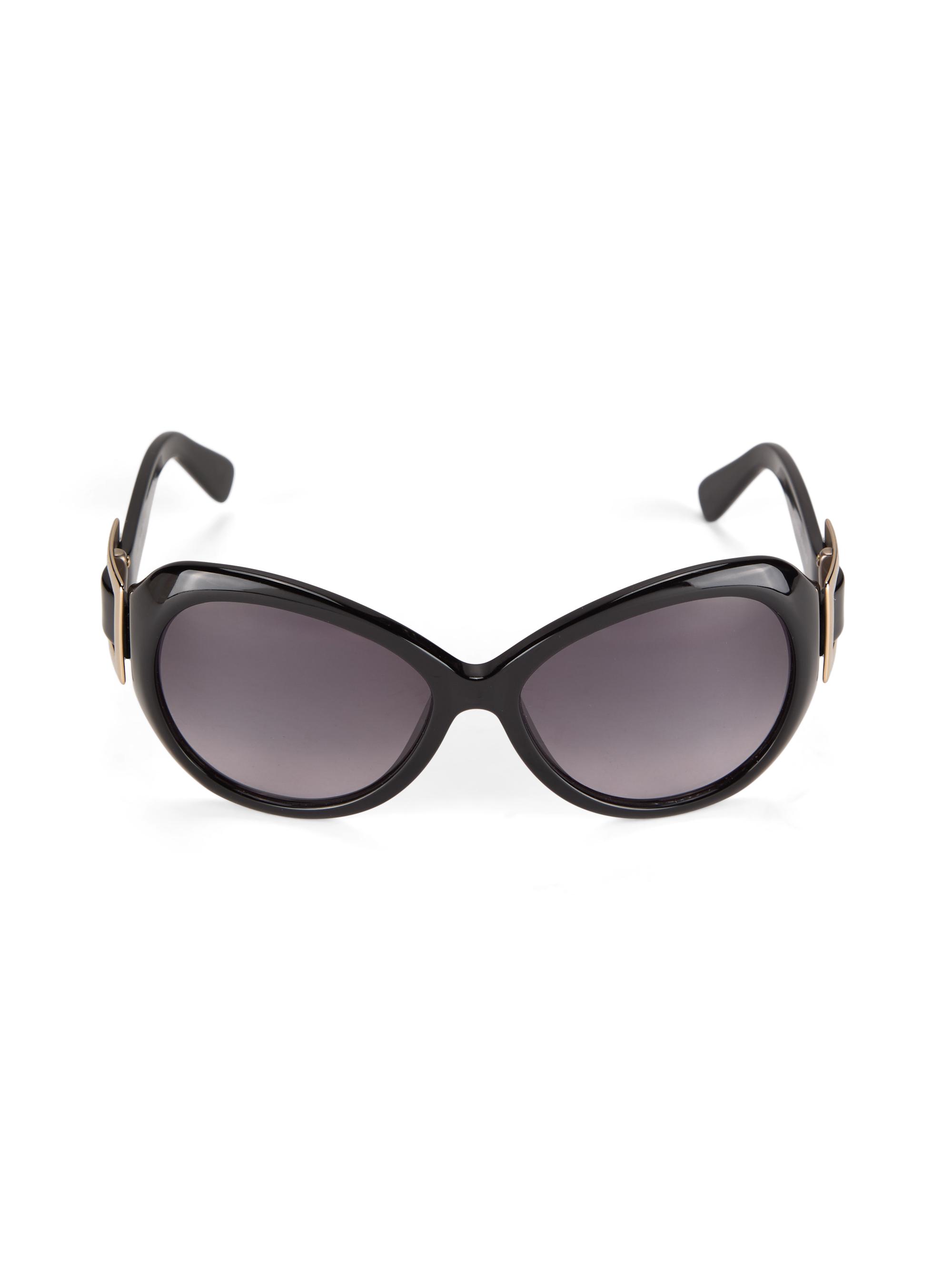Click here for Roger Vivier Womens 60MM Cat-Eye Sunglasses - Blac... prices