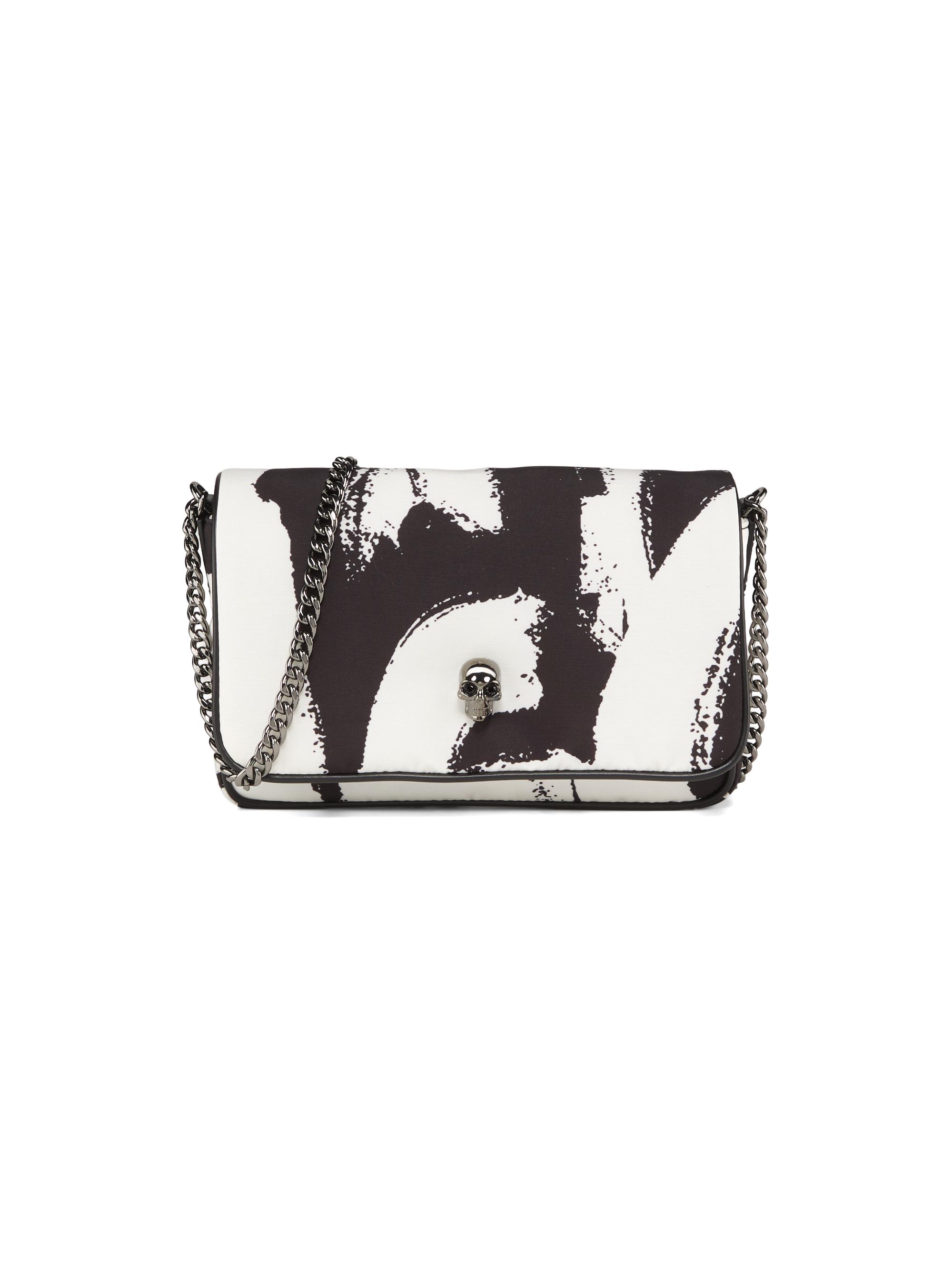 Click here for Mcqueen Womens Small Abstract Skull Shoulder Bag -... prices