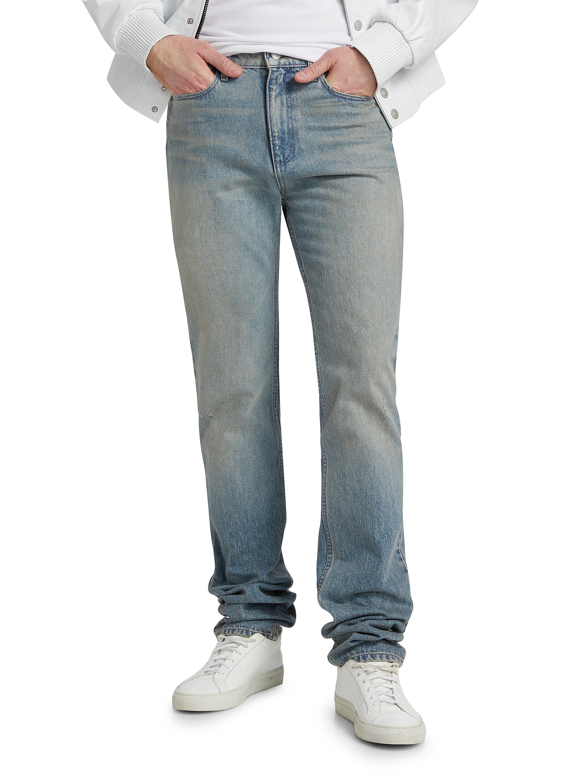 Click here for Ezr Mens Stacked Skinny Jeans - Oil Blue - Size 31 prices
