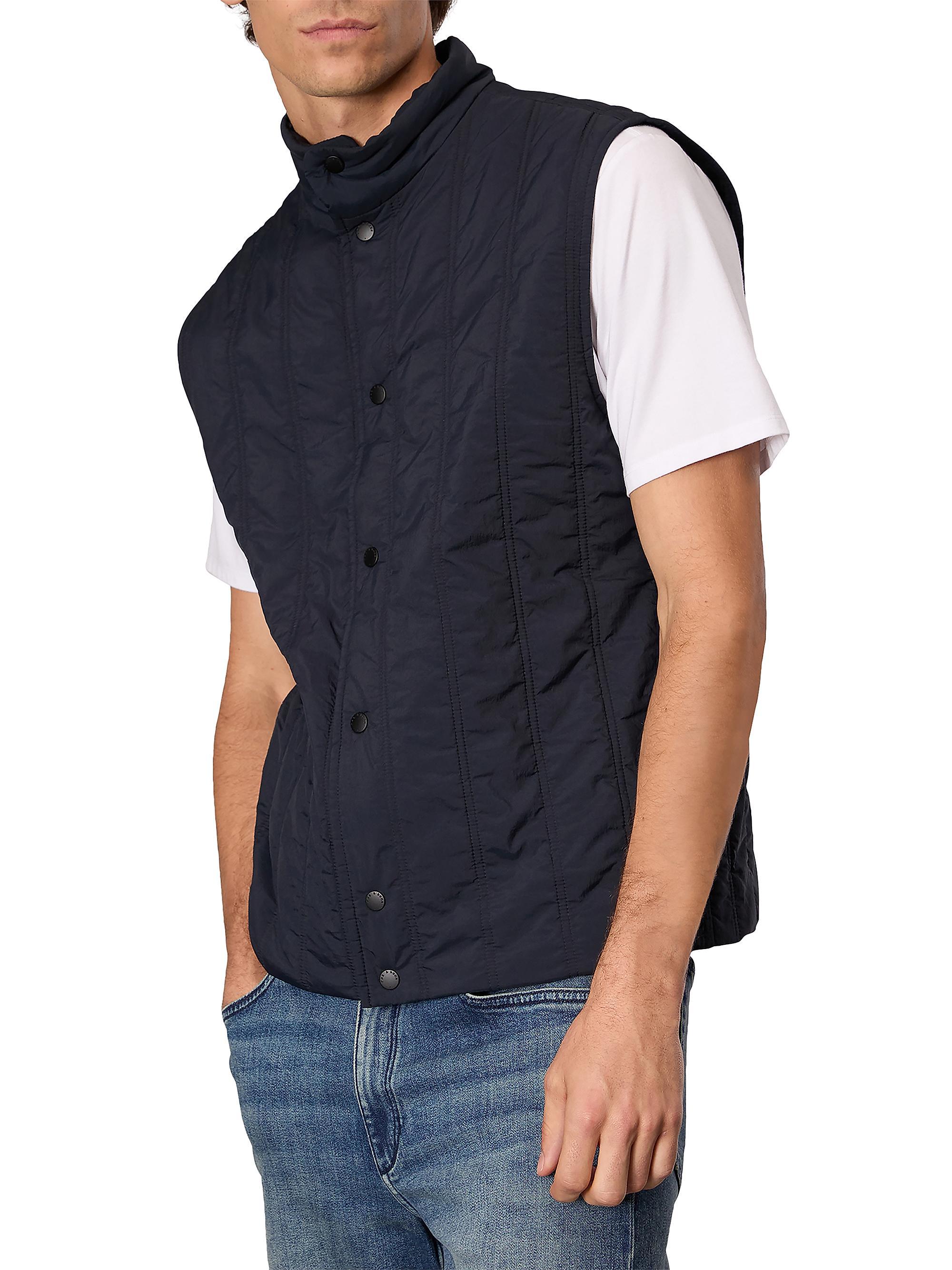 Click here for Rag & Bone Mens Maxwell Nylon Vest - Salute - Size... prices