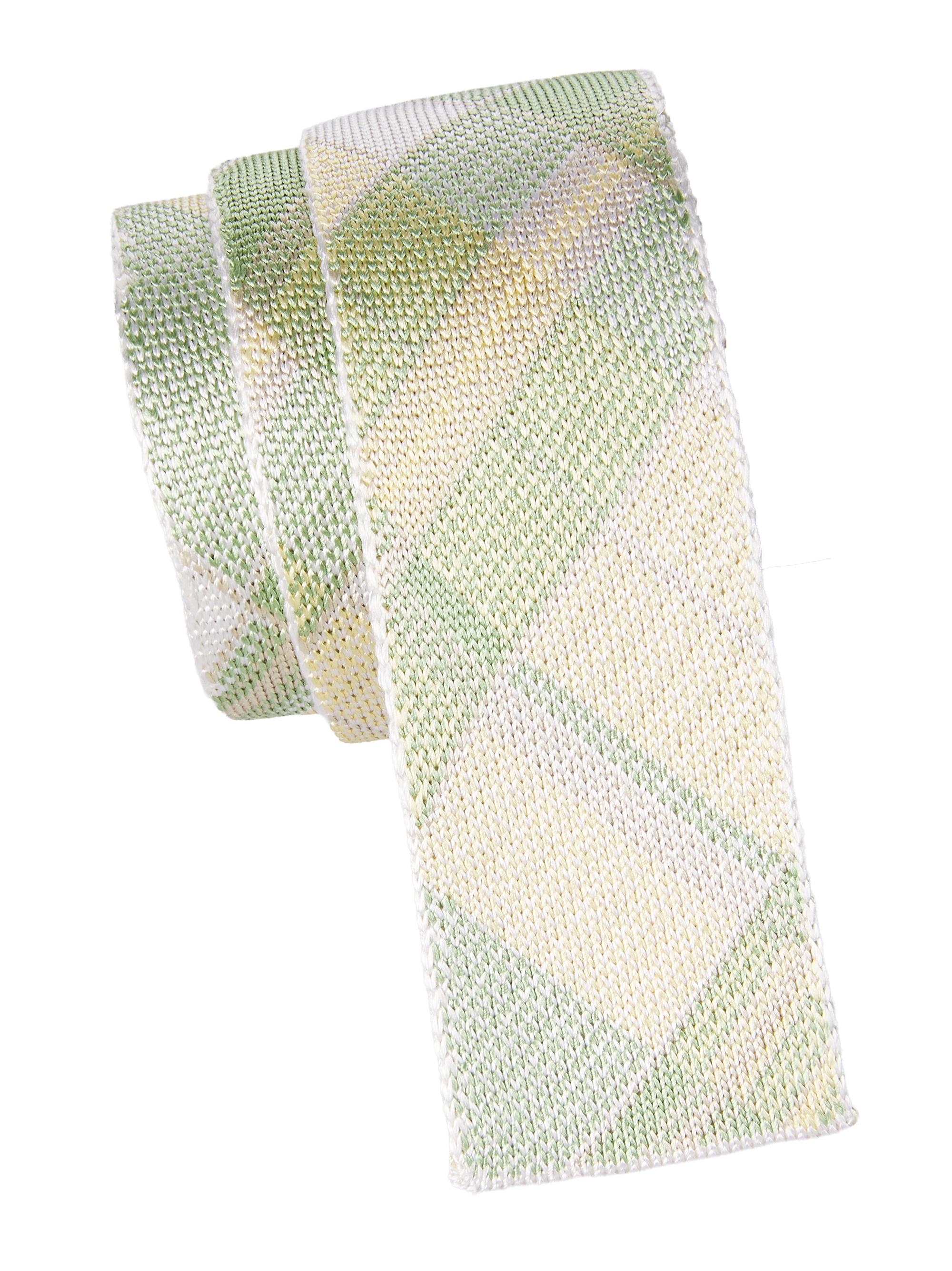 Click here for Thom Browne Mens Madras Check Jacquard Silk Knit S... prices