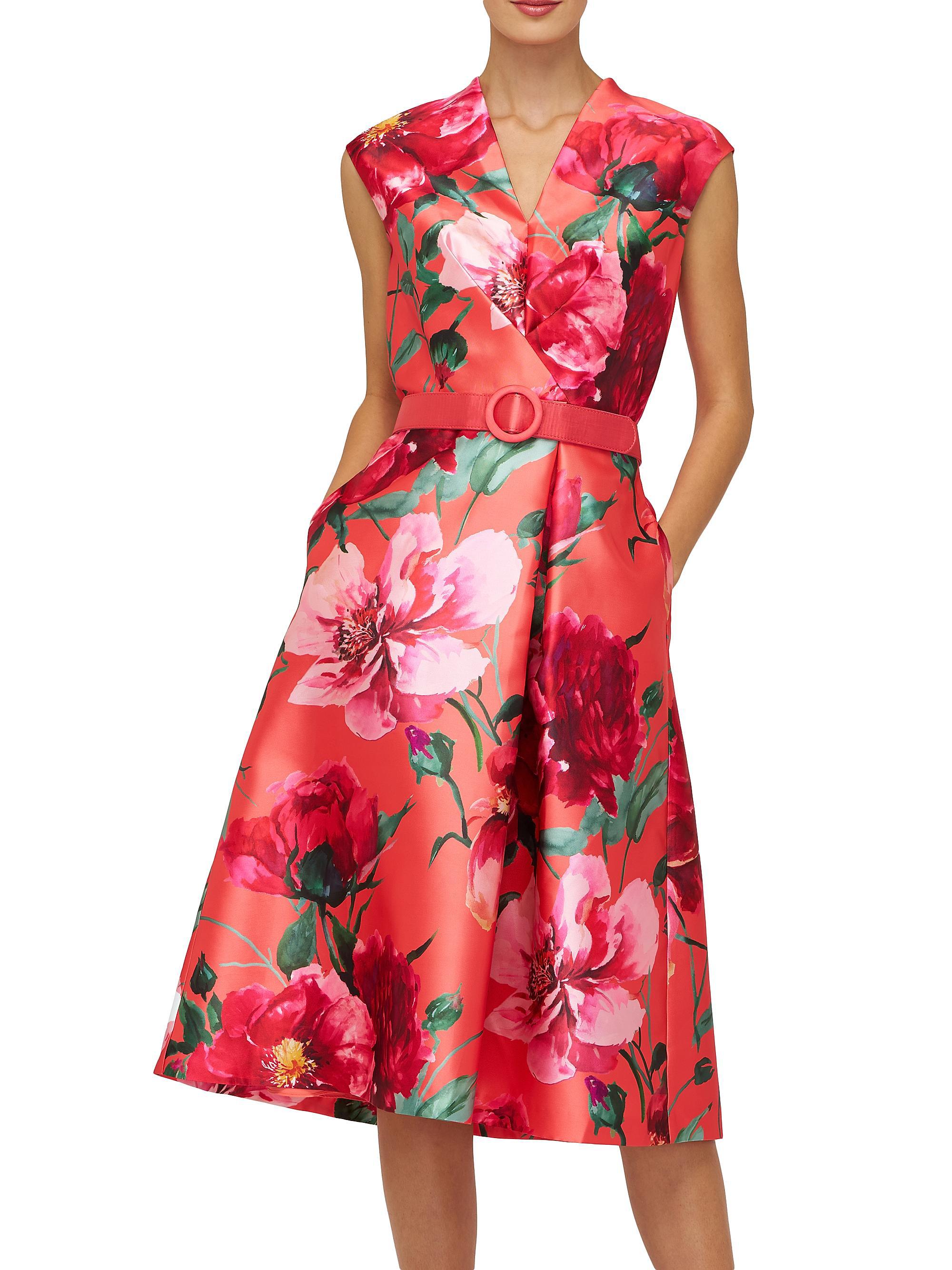 Click here for Kay Unger Rosemund Midi Dress prices