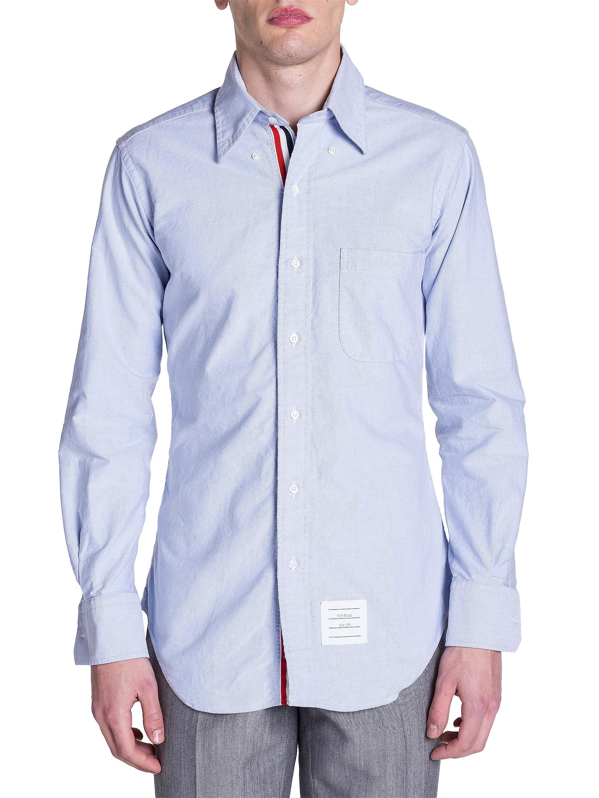 Click here for Thom Browne Mens Classic Button-Down Long-Sleeve D... prices