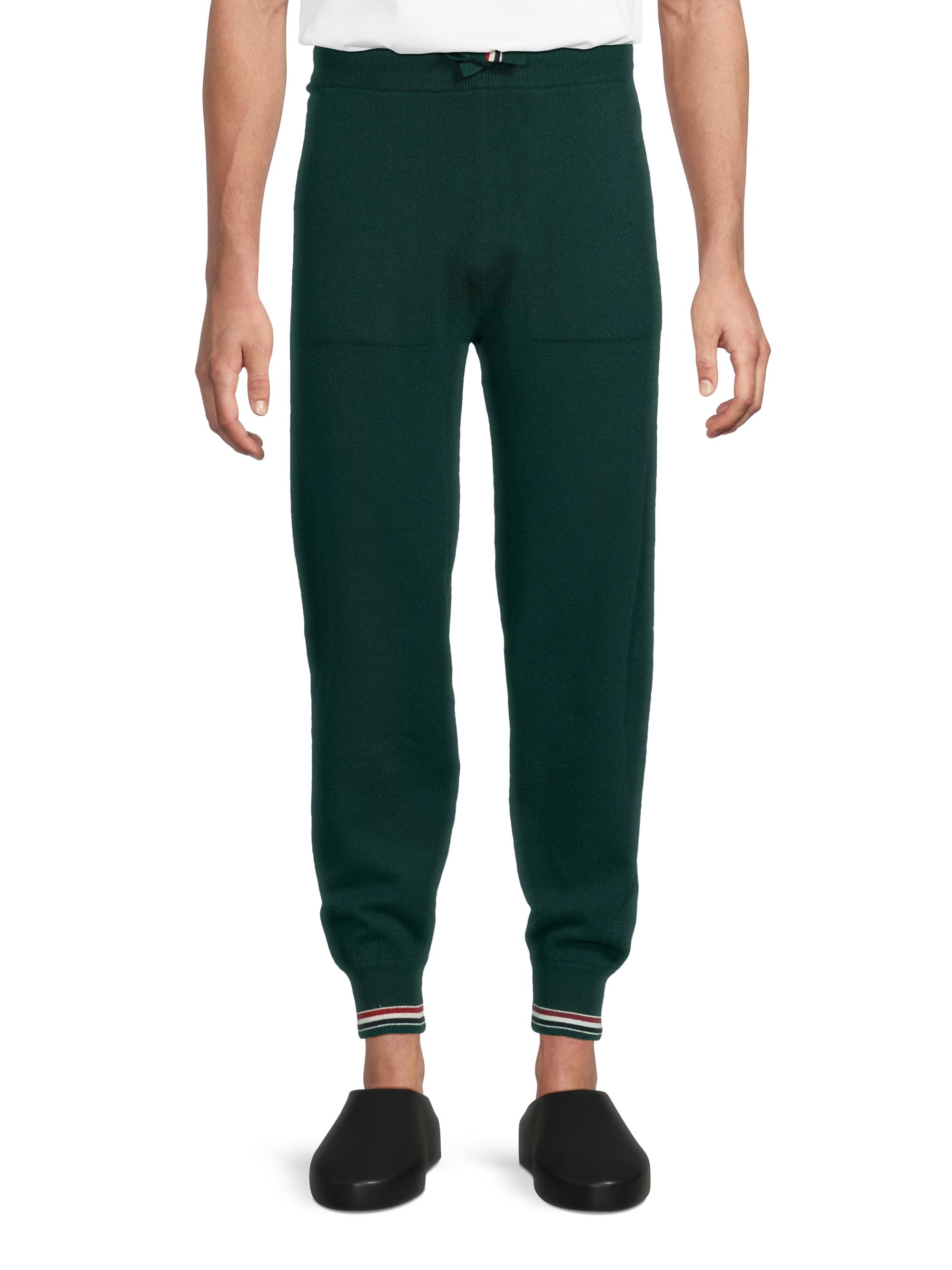 Click here for Thom Browne Mens Cashmere Sweatpants - Dark Green... prices