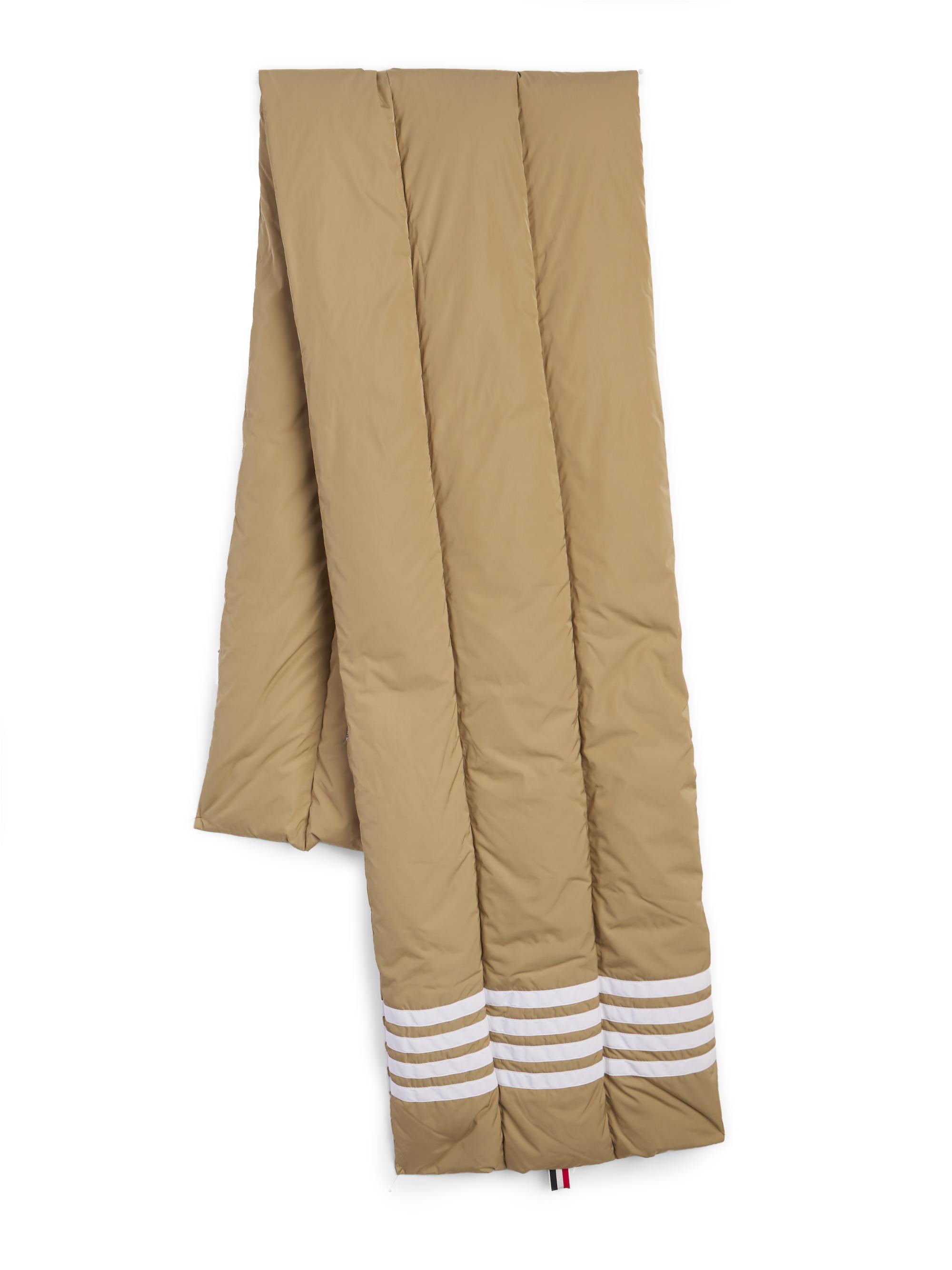 Click here for Thom Browne Mens Puffer 4-Bar Down-Filled Scarf -... prices