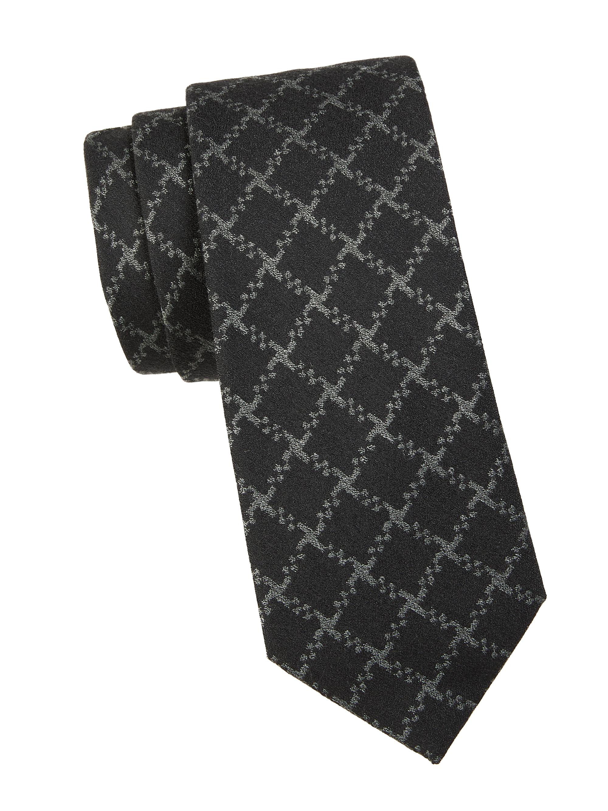 Click here for Karl Lagerfeld Paris Mens Diamond Pattern Silk Tie... prices