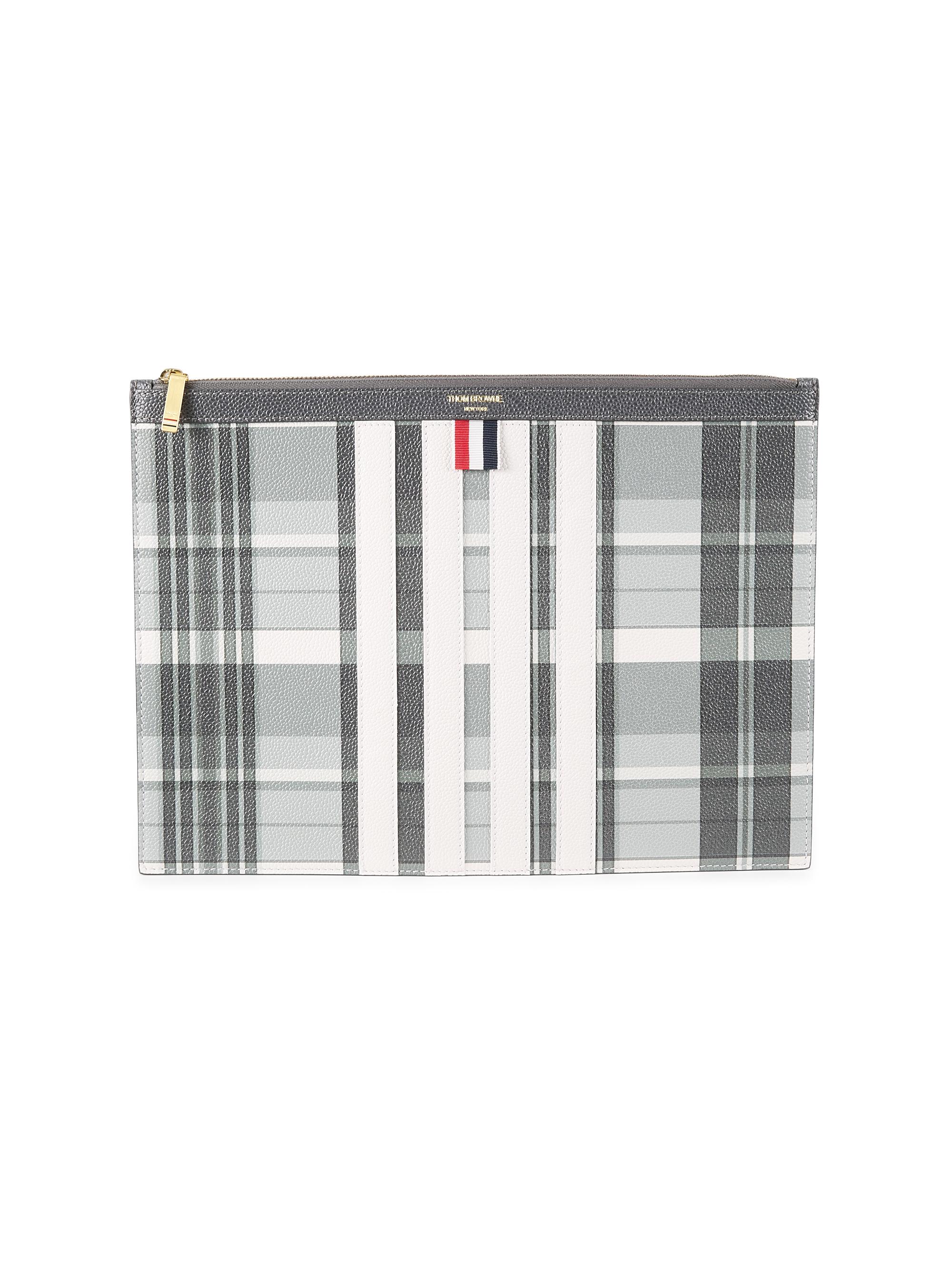 Click here for Thom Browne Mens Medium Document Holder Leather Po... prices