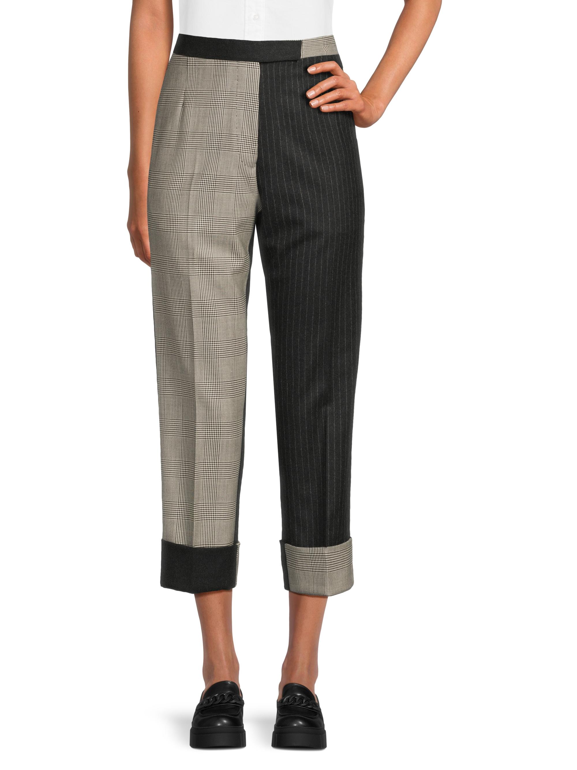 Click here for Thom Browne Womens Menswear Fit Classic Funmix Tro... prices