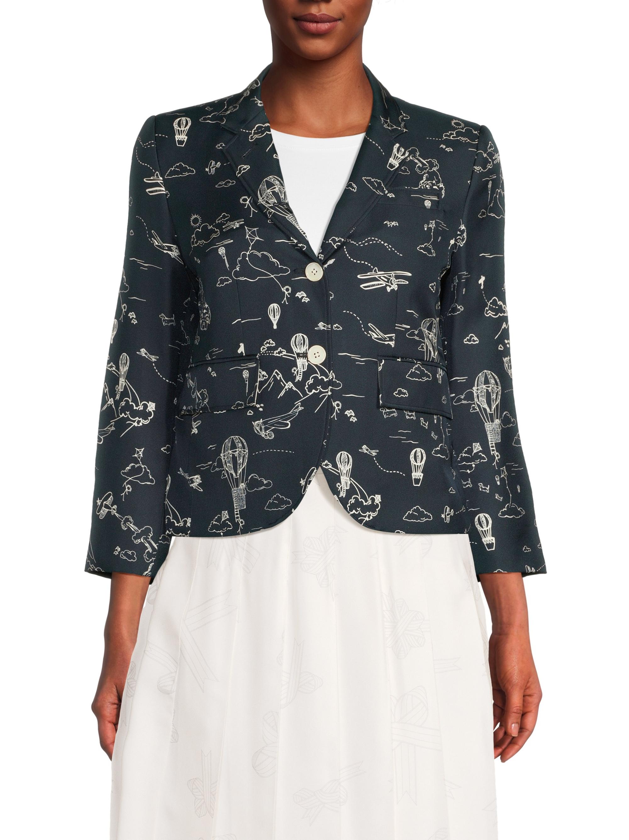 Click here for Thom Browne Womens Hot Air Balloon Jacquard High A... prices