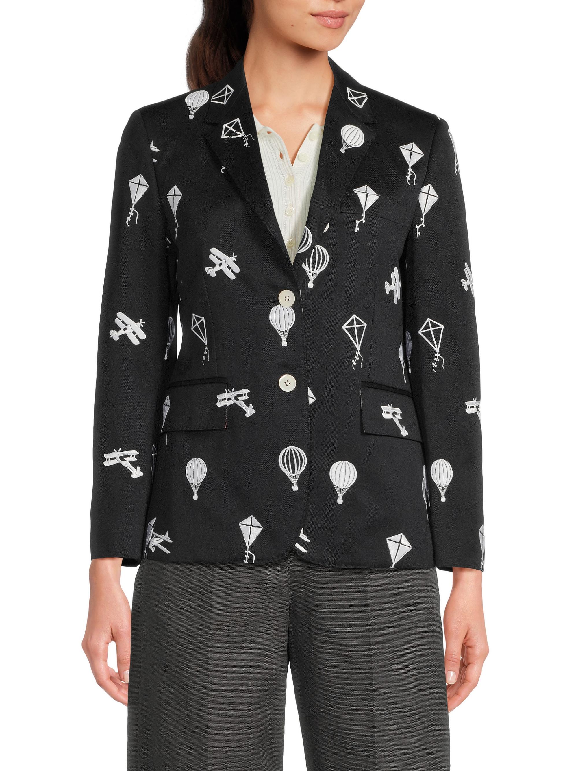 Click here for Thom Browne Womens Sky & Kites Tailored Sport Coat... prices