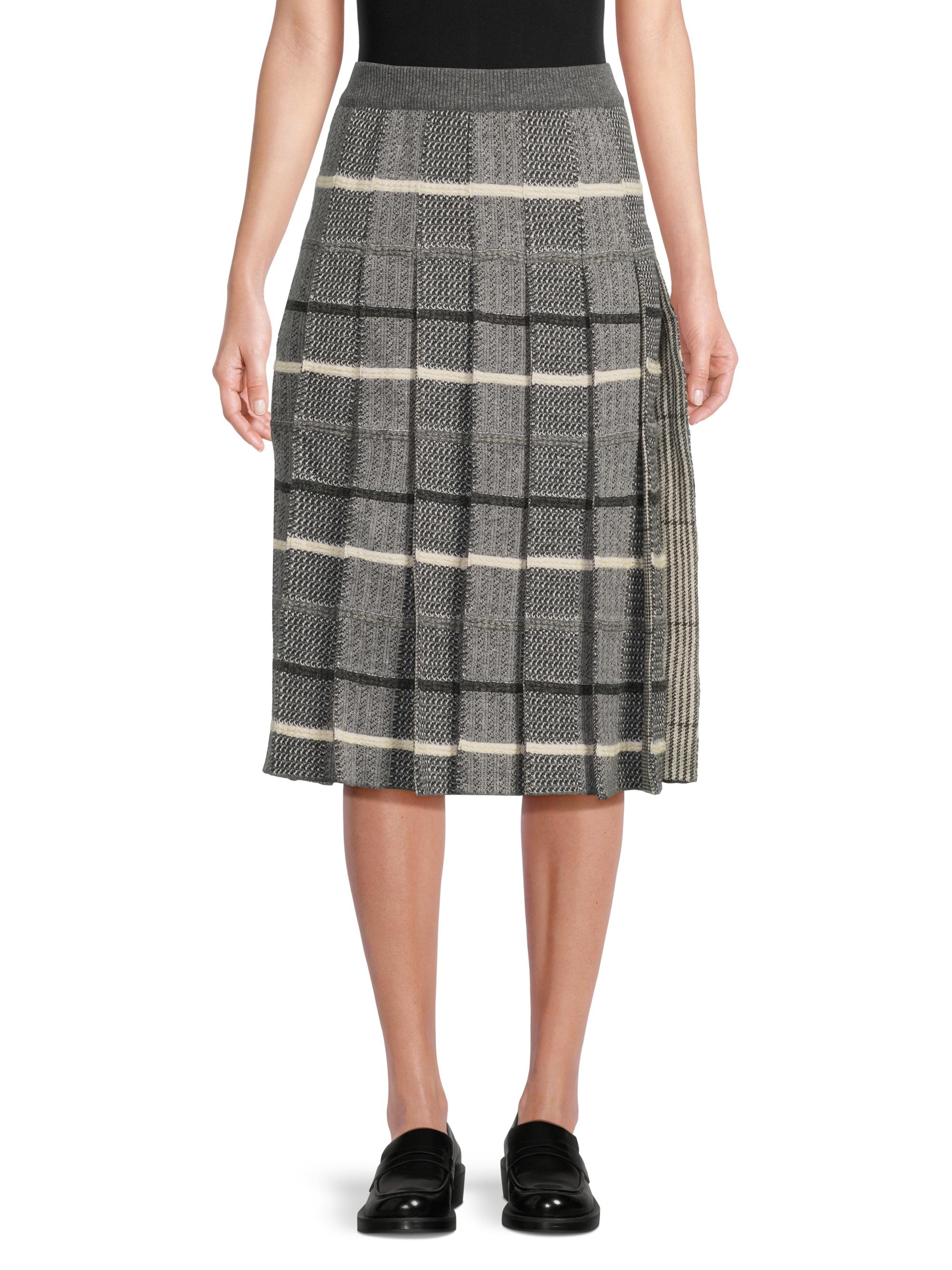 Click here for Thom Browne Womens Oversized Check Jacquard Inlay... prices