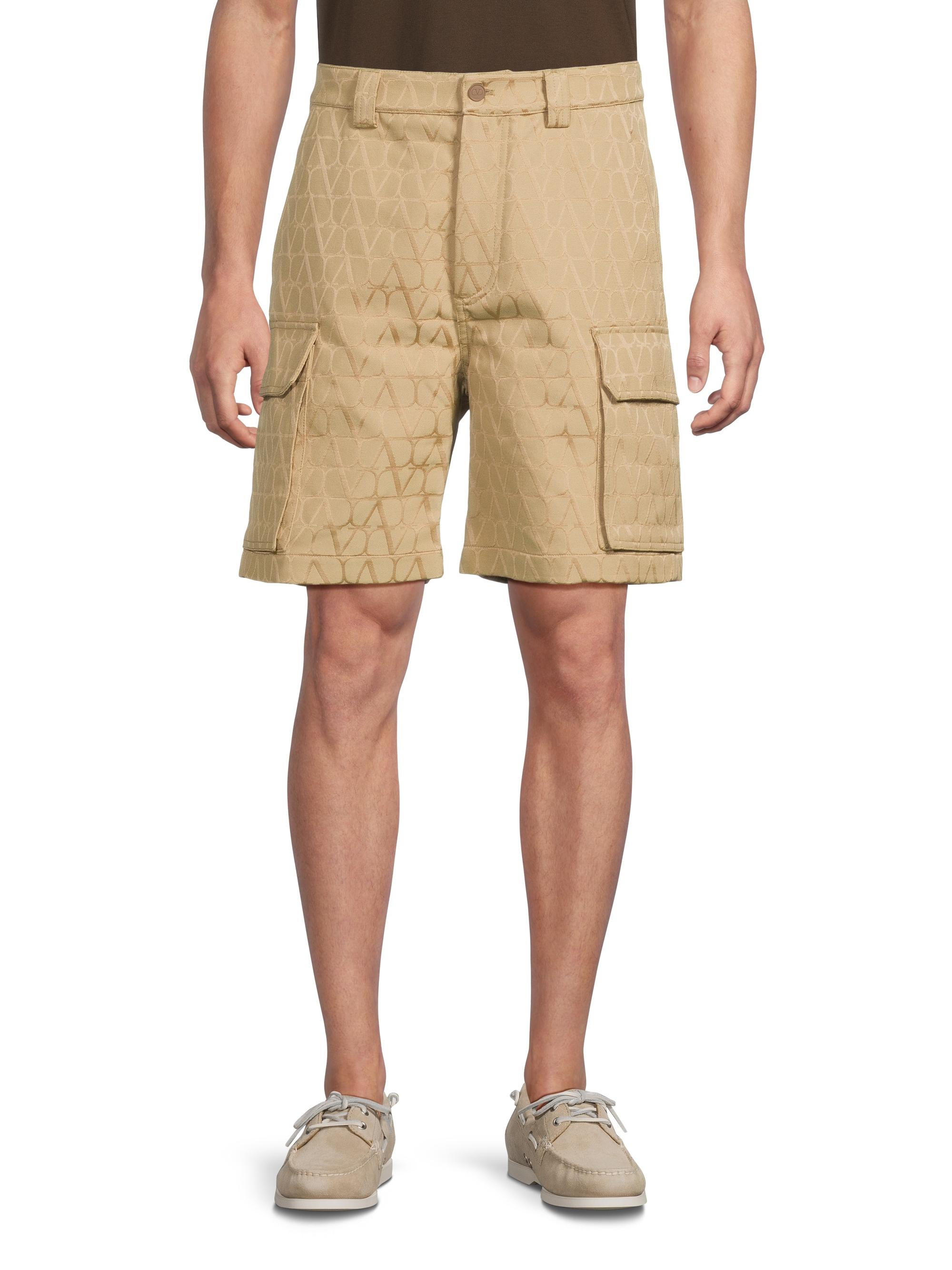 Click here for Valentino Garavani Mens Cotton-Blend Cargo Shorts... prices