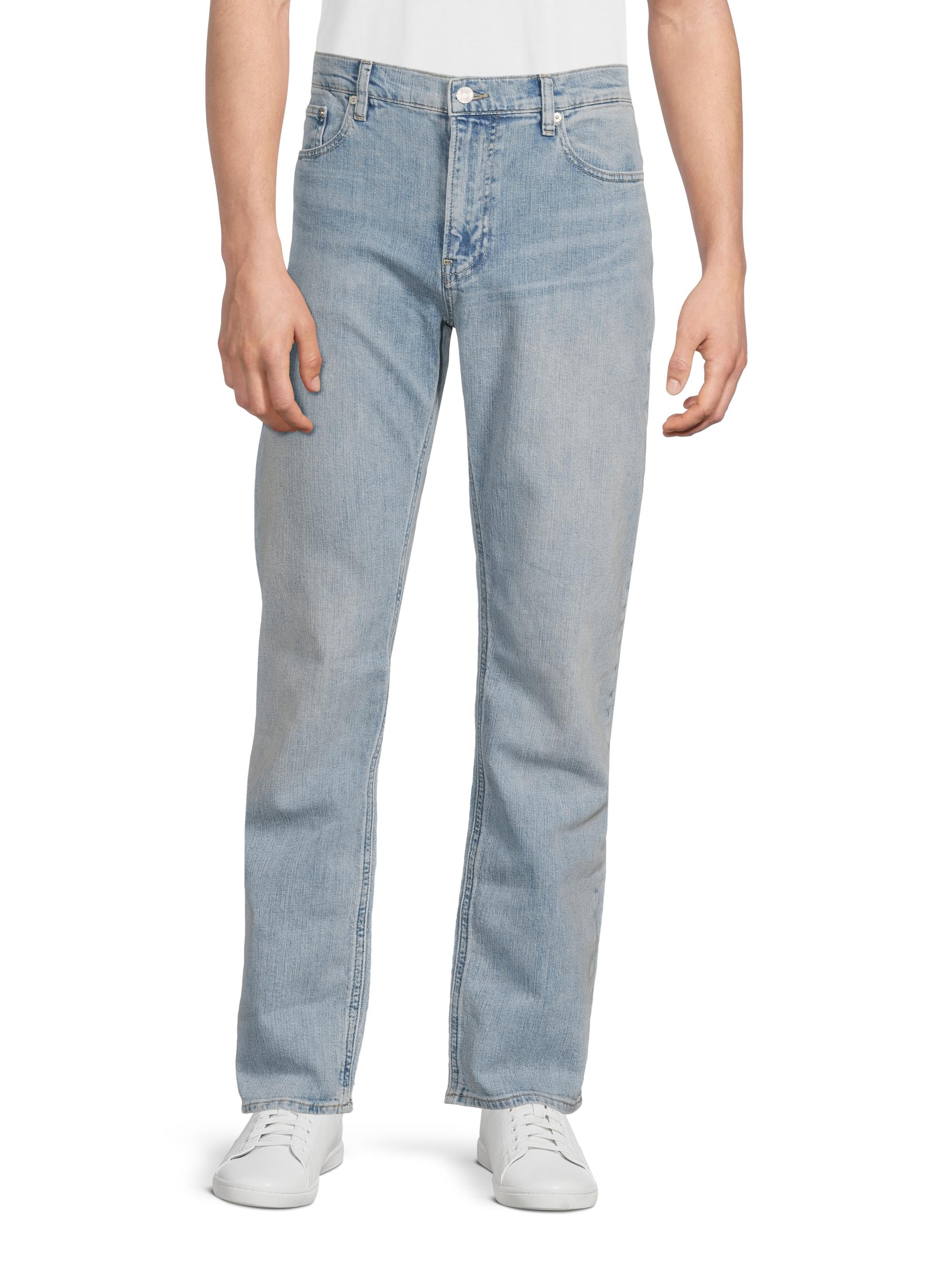 Click here for Frame Mens Light Wash Modern Straight-Leg Jeans -... prices