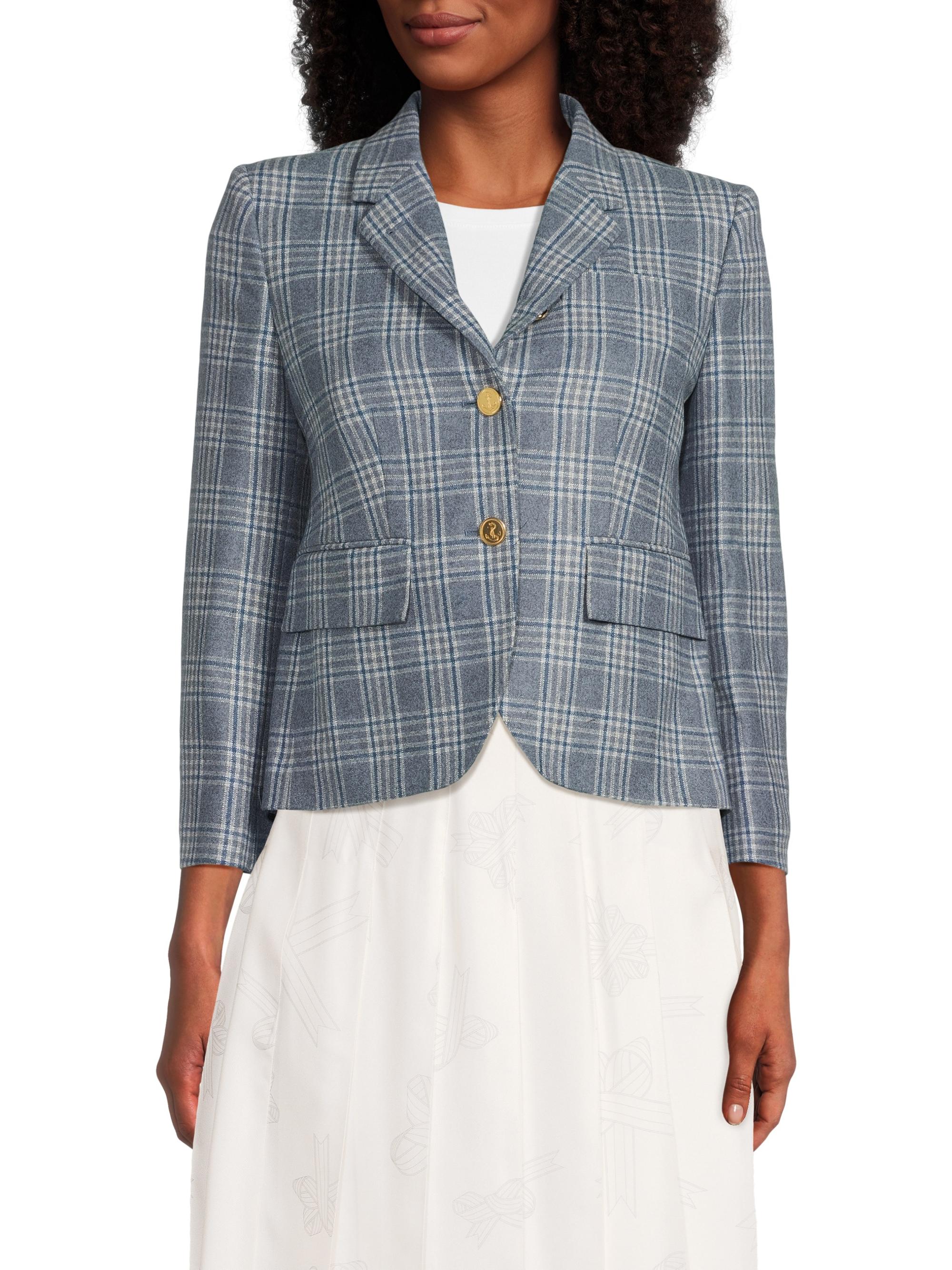 Click here for Thom Browne Womens High Armhole Wool-Cashmere Spor... prices