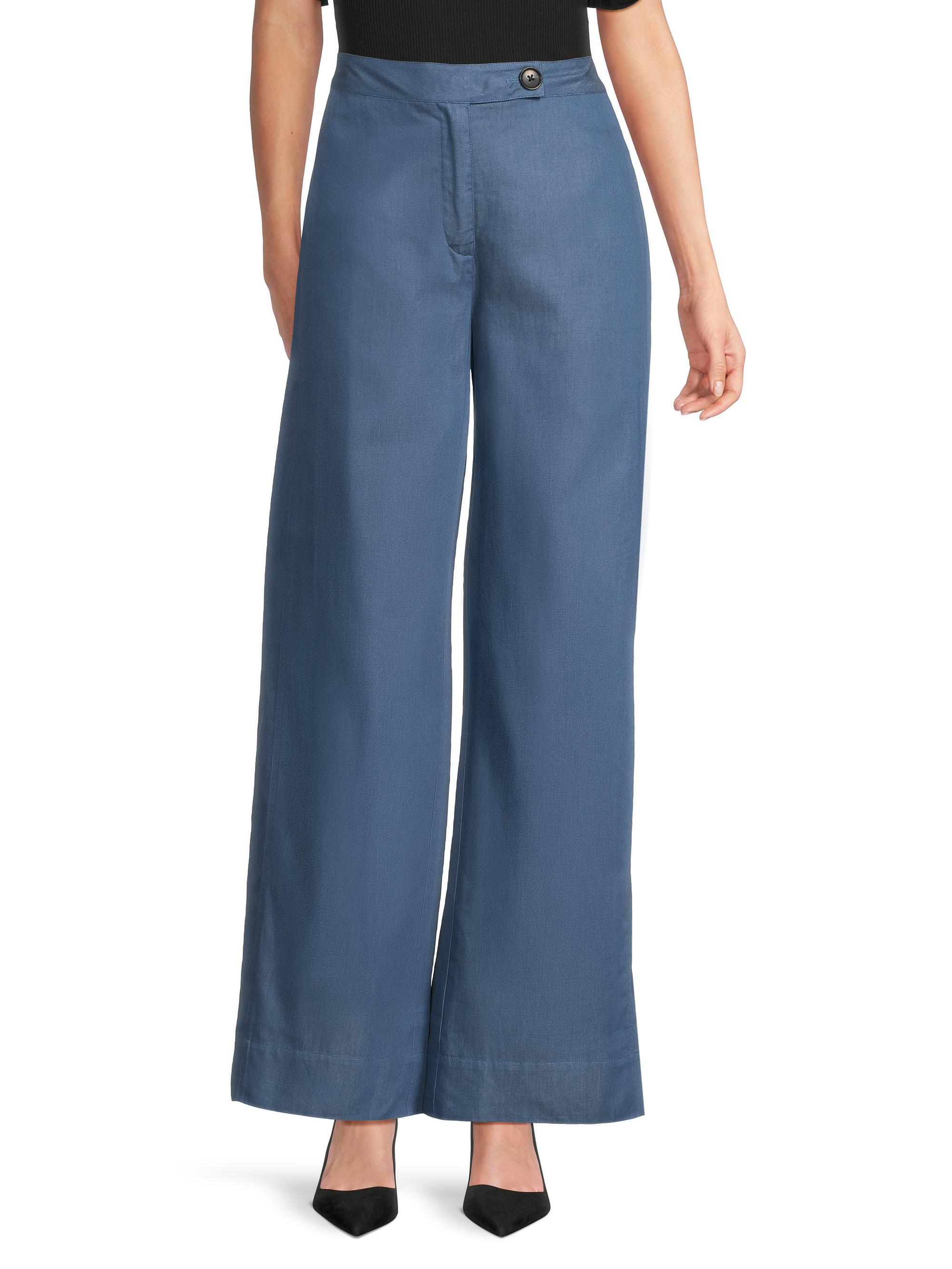 Click here for Derek Lam 10 Crosby Womens Eli Cotton Wide-Leg Tro... prices