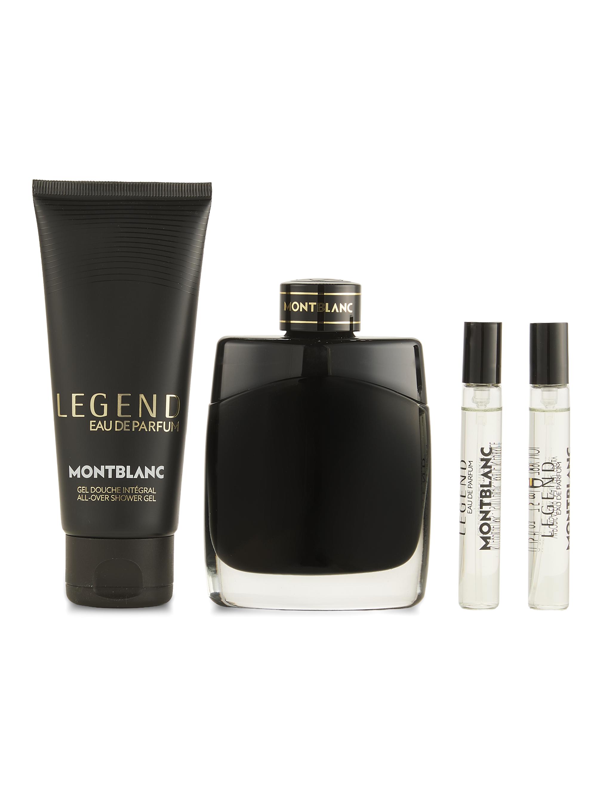 Click here for Montblanc Legend 4-Piece Eau De Parfum Set prices