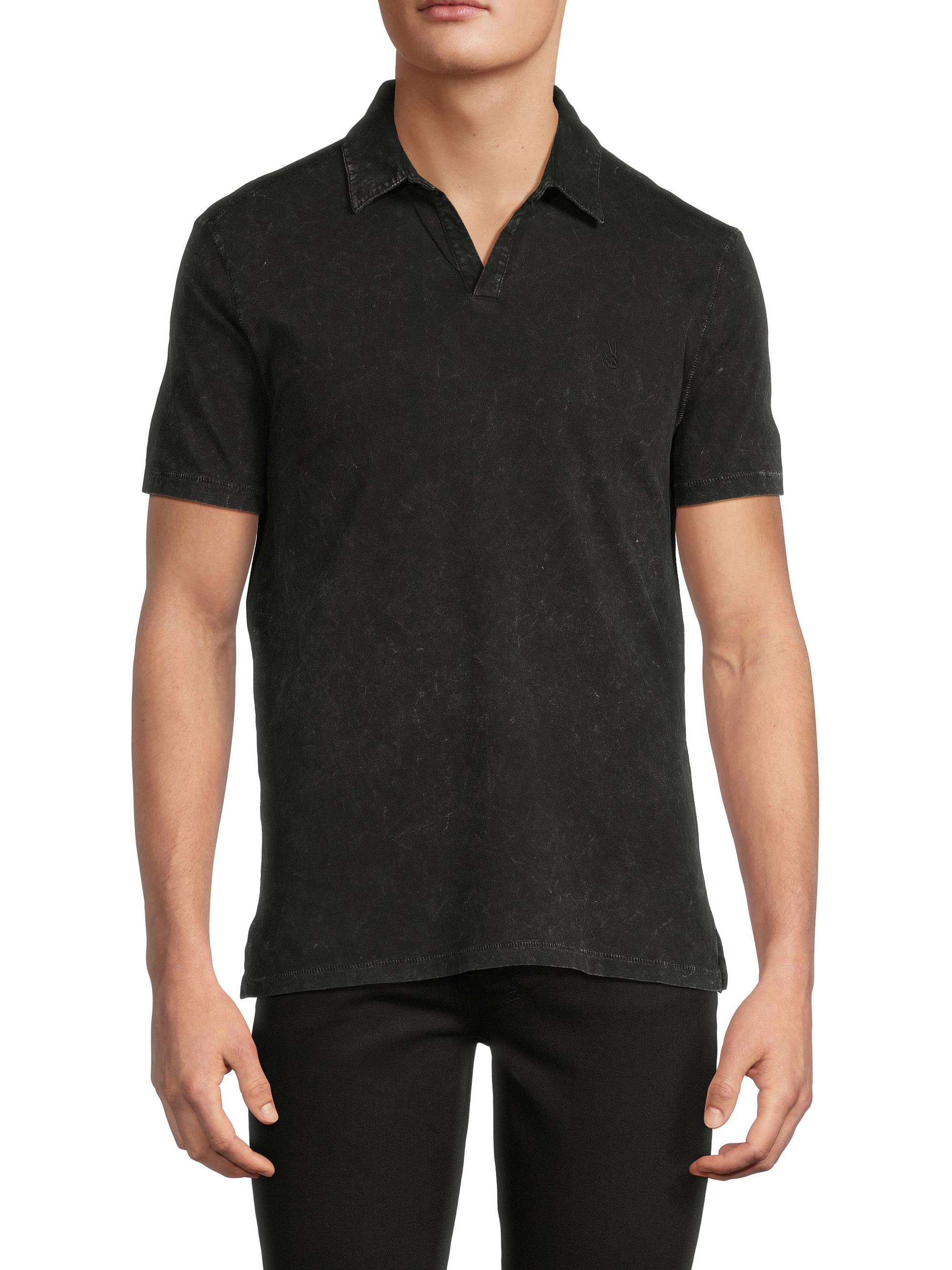 Click here for John Varvatos Mens Marble Wash Cotton Polo Shirt -... prices