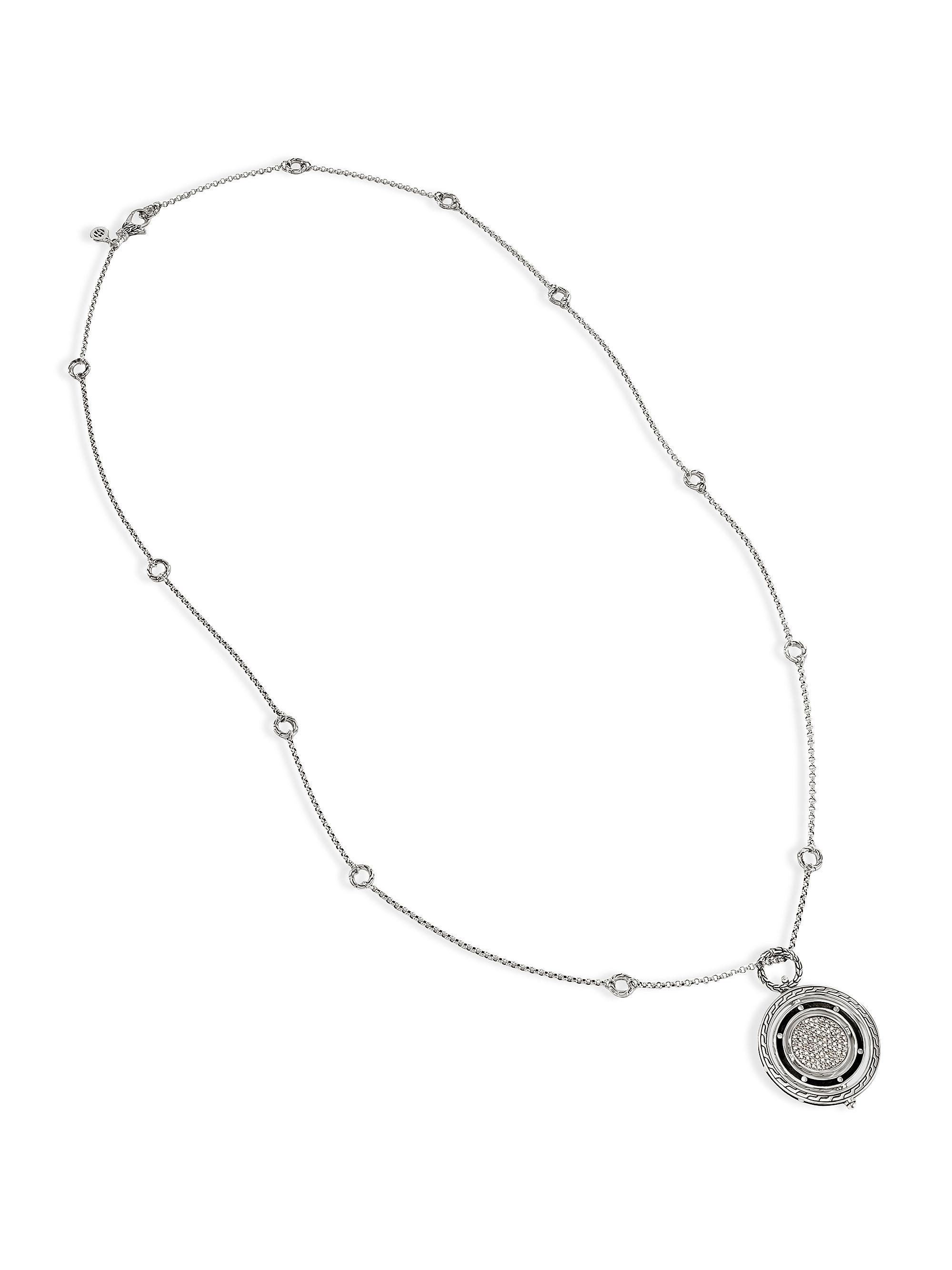 Click here for John Hardy Womens Dot Sterling Silver & 0.69 TCW D... prices