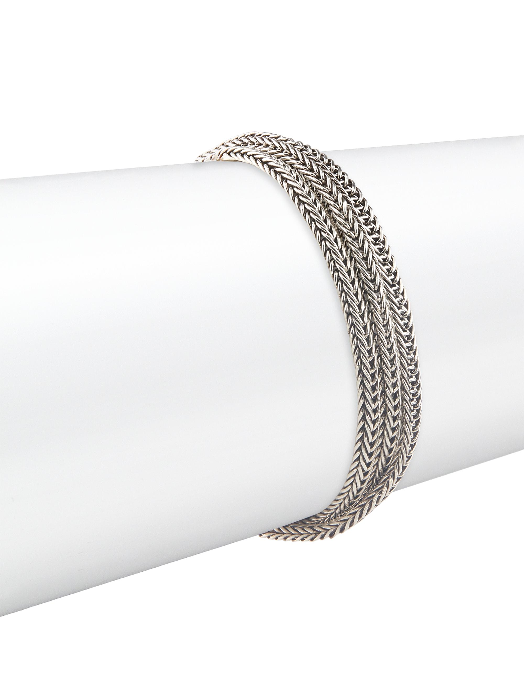 Click here for John Hardy Womens Icon Sterling Silver Triple Wrap... prices