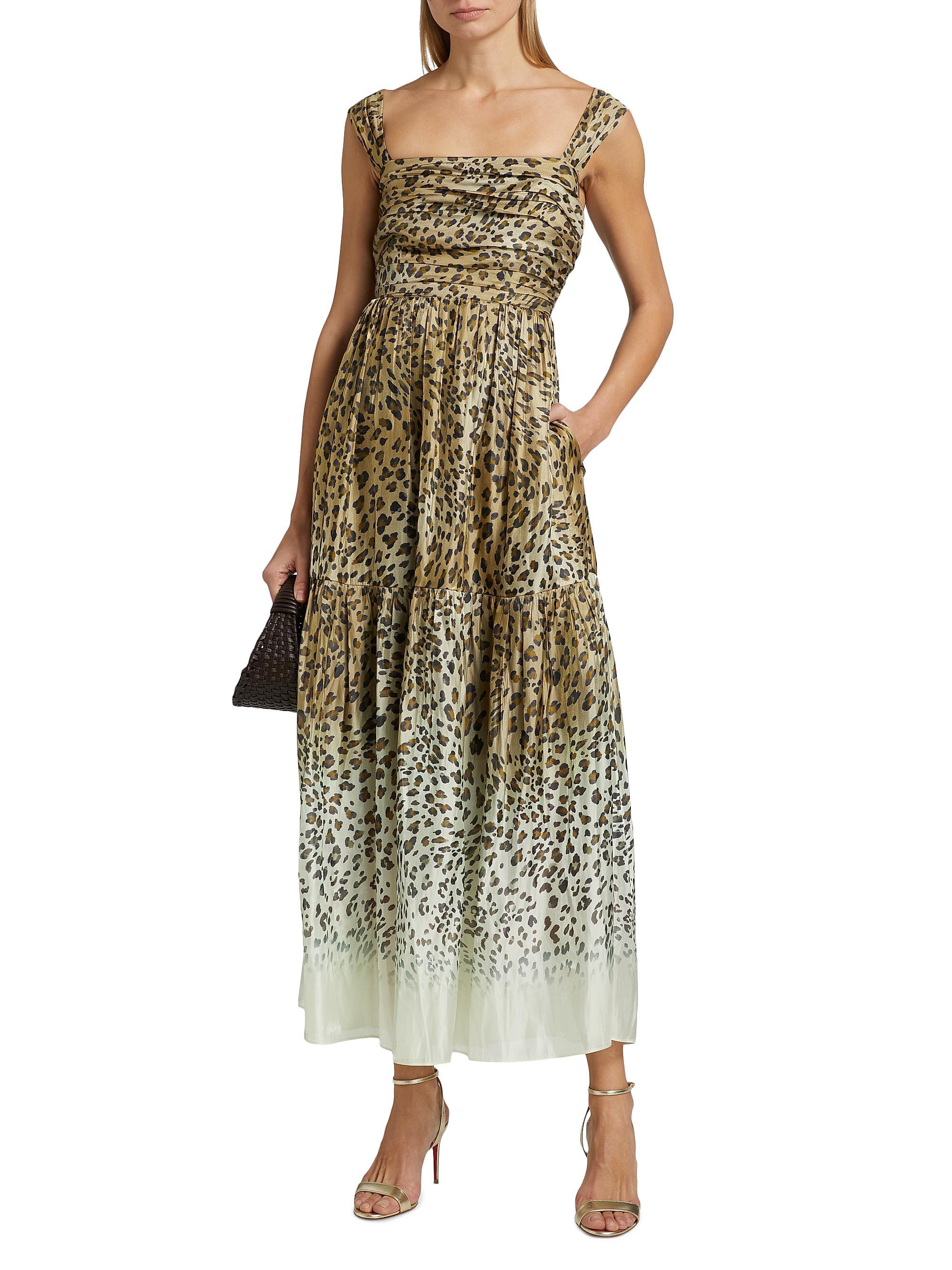 Click here for Kobi Halperin Womens Meira Ombré Leopard Print Max... prices