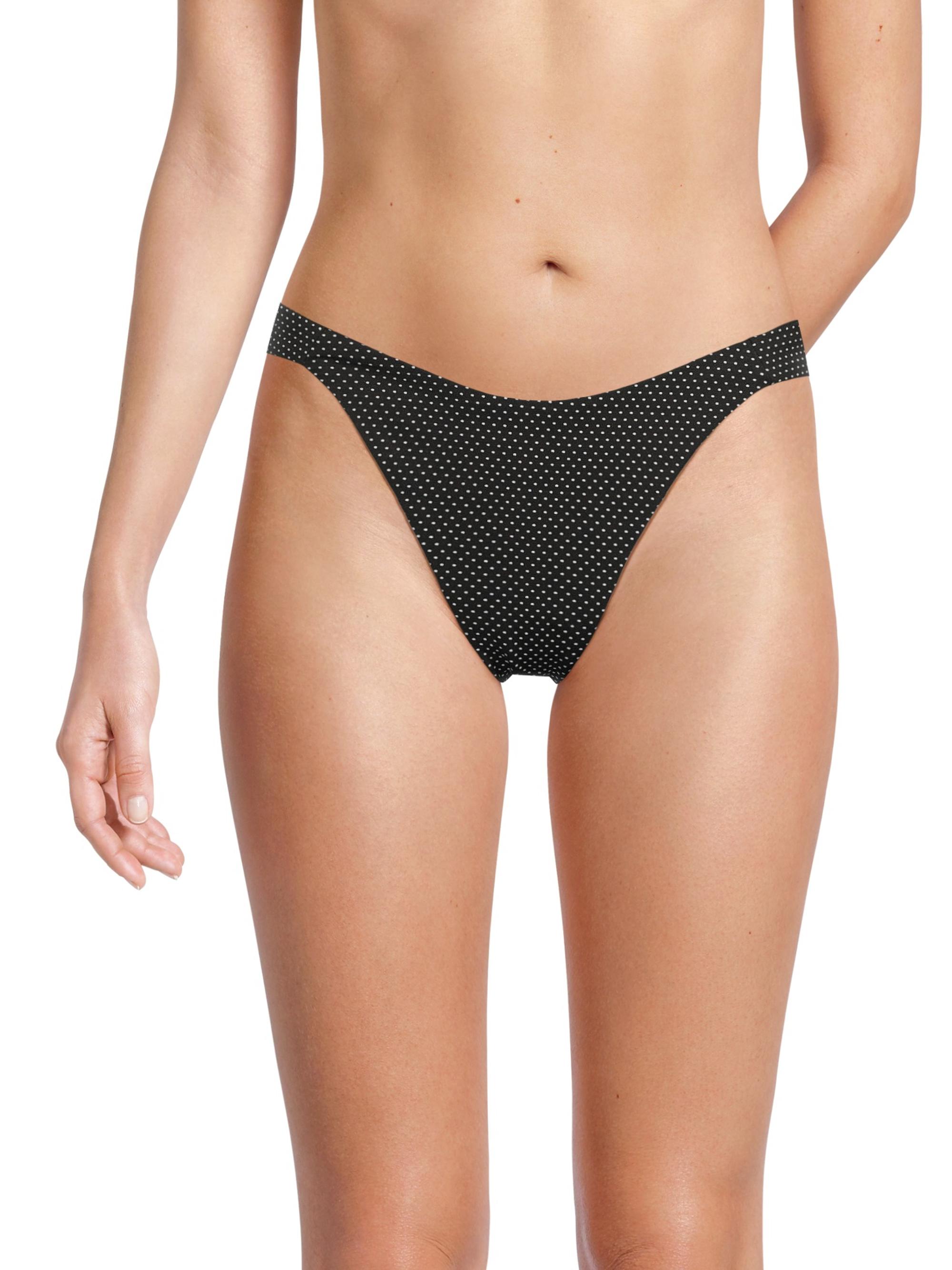 Click here for Onia Womens Lucie Pin Dot Bikini Bottom - Black Wh... prices