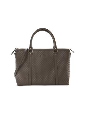 Gucci Woven-Texture Leather Top-Handle Shoulder Bag on SALE | Saks OFF 5TH