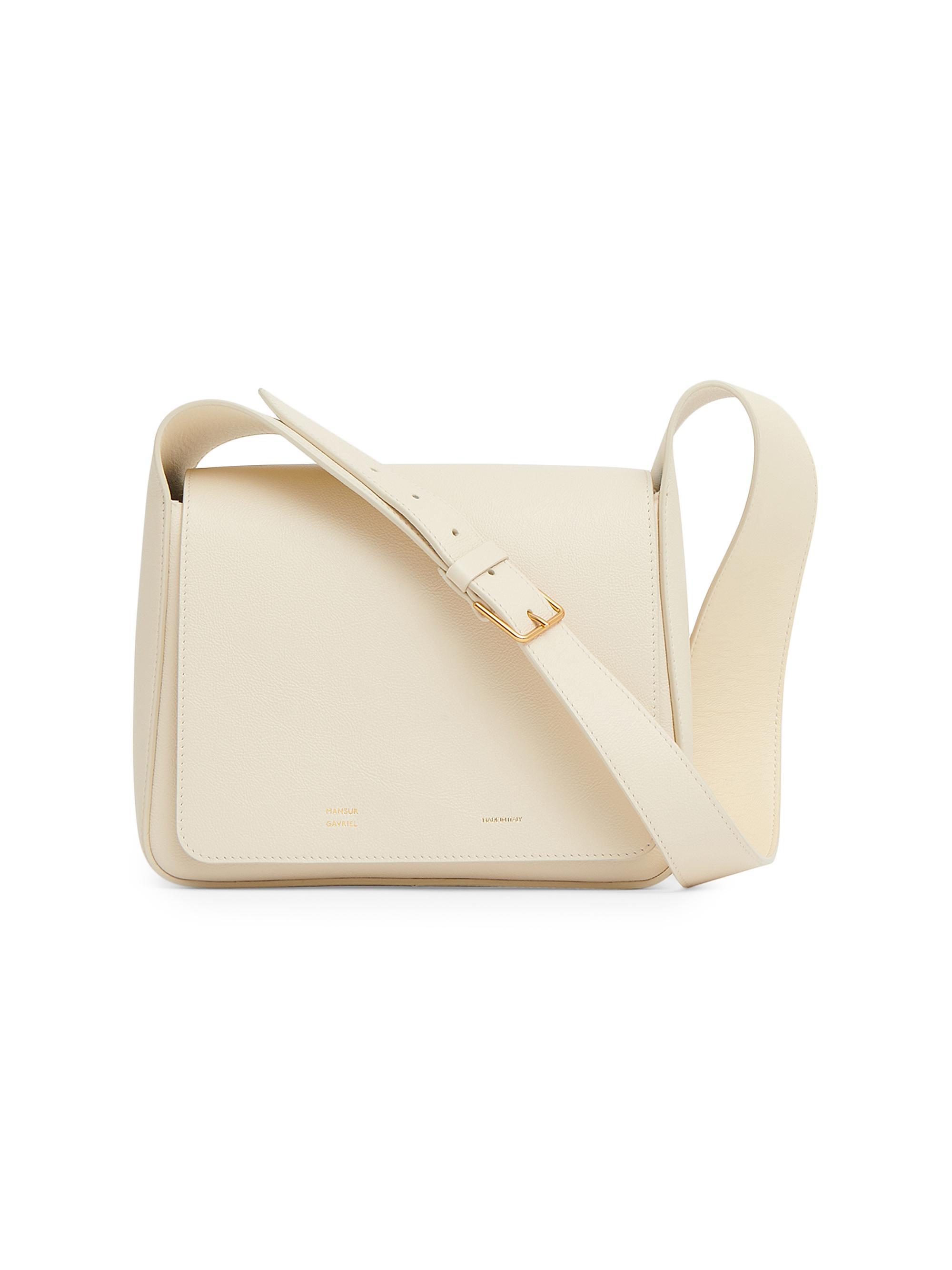 Click here for Mansur Gavriel Womens Box Leather Shoulder Bag - J... prices