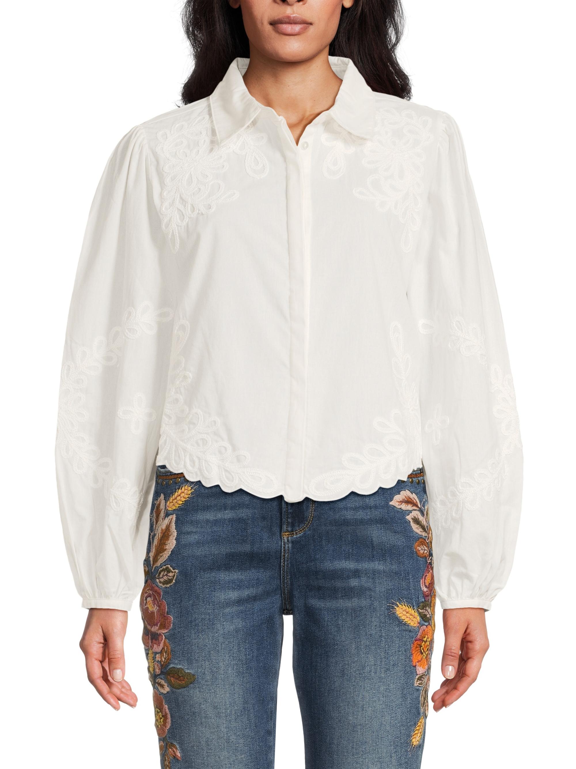 Click here for Driftwood Womens Raised Rodeo Embroidered Cotton B... prices