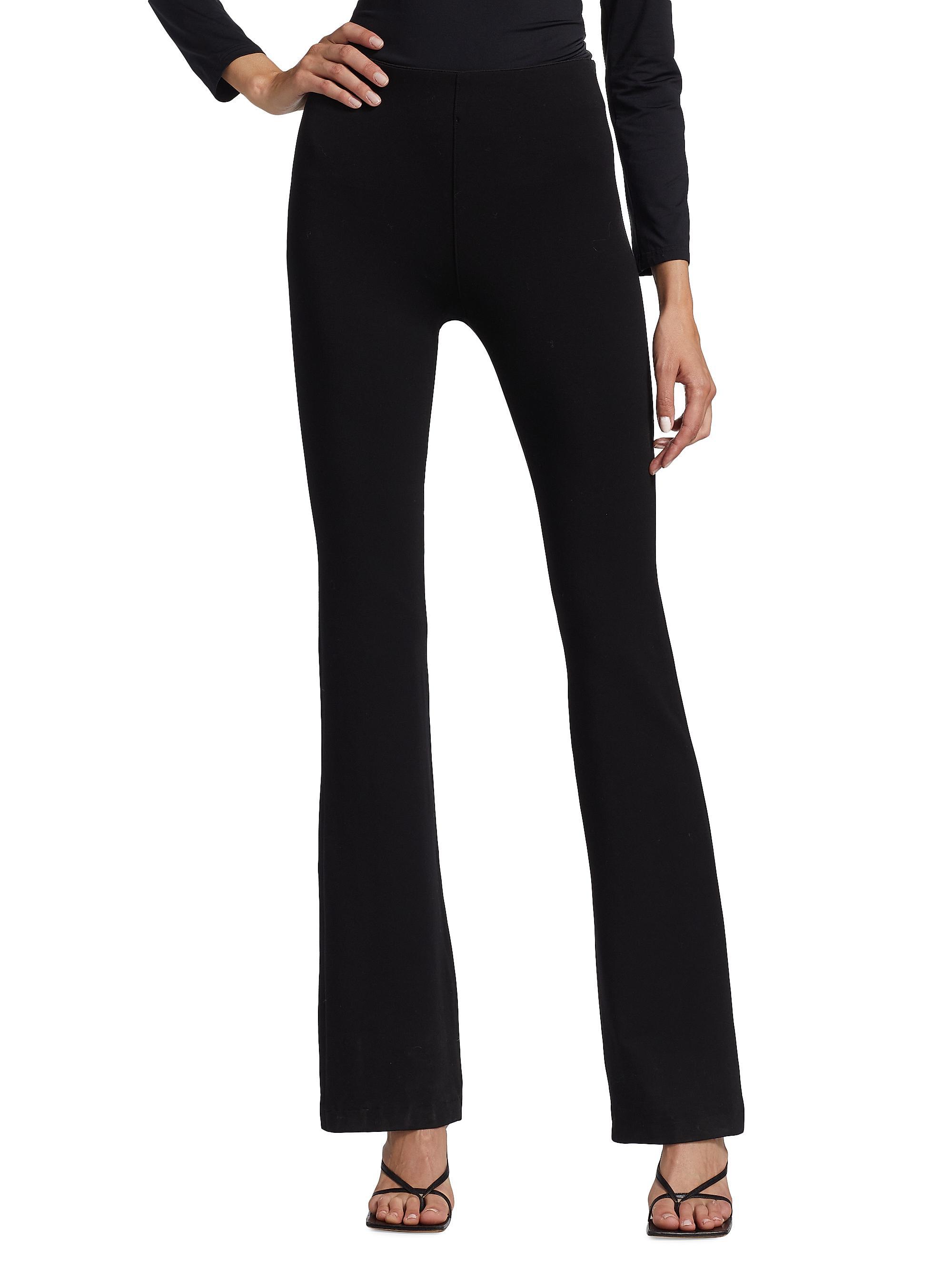 Click here for Sprwmn Womens Straight-Leg Cropped Pants - Black -... prices