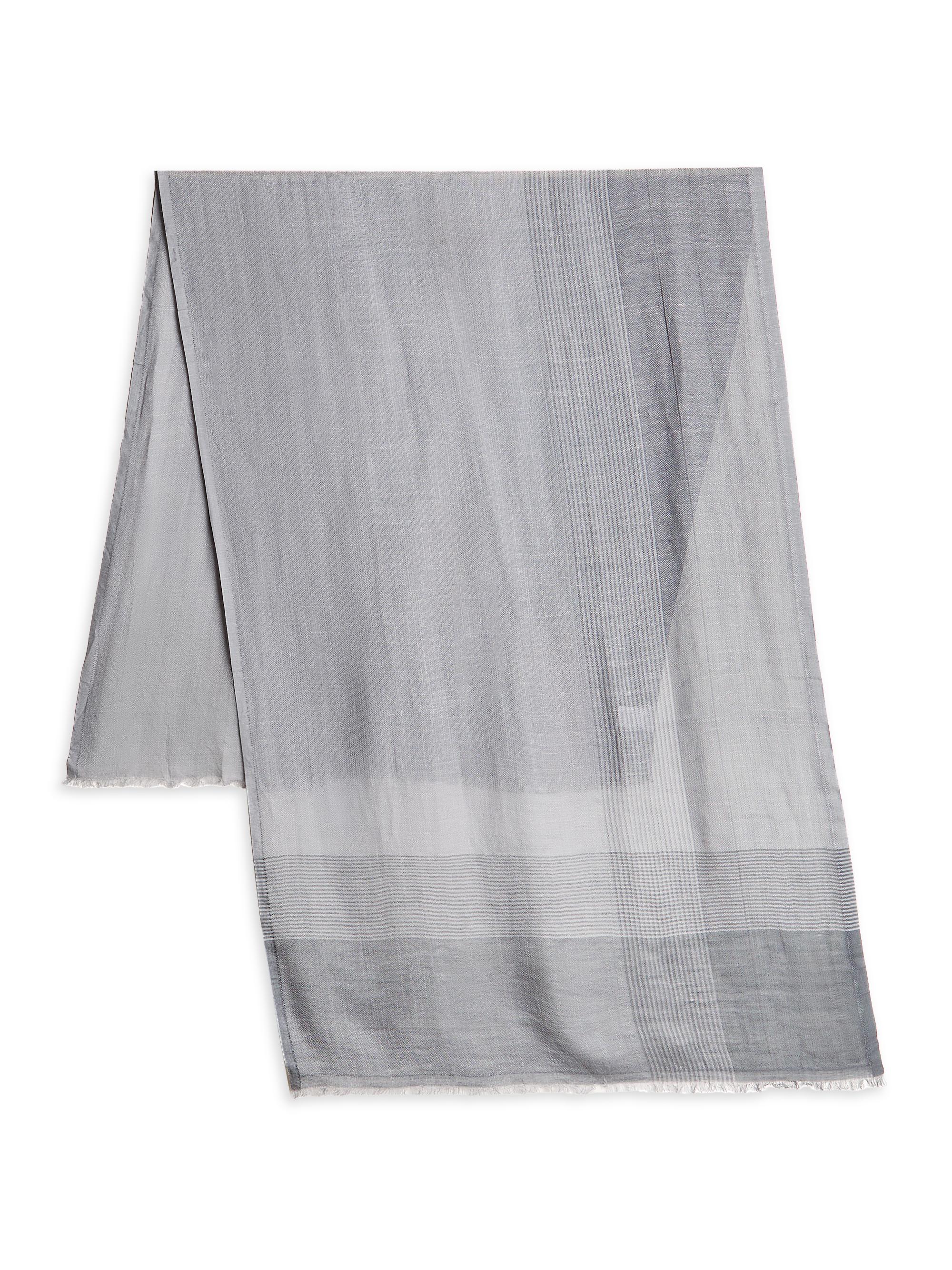 Click here for Brunello Cucinelli Mens Striped Silk & Linen-Blend... prices