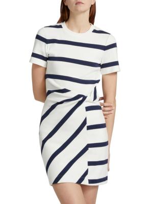 Click here for Tanya Taylor Womens Cody Striped Minidress - White... prices
