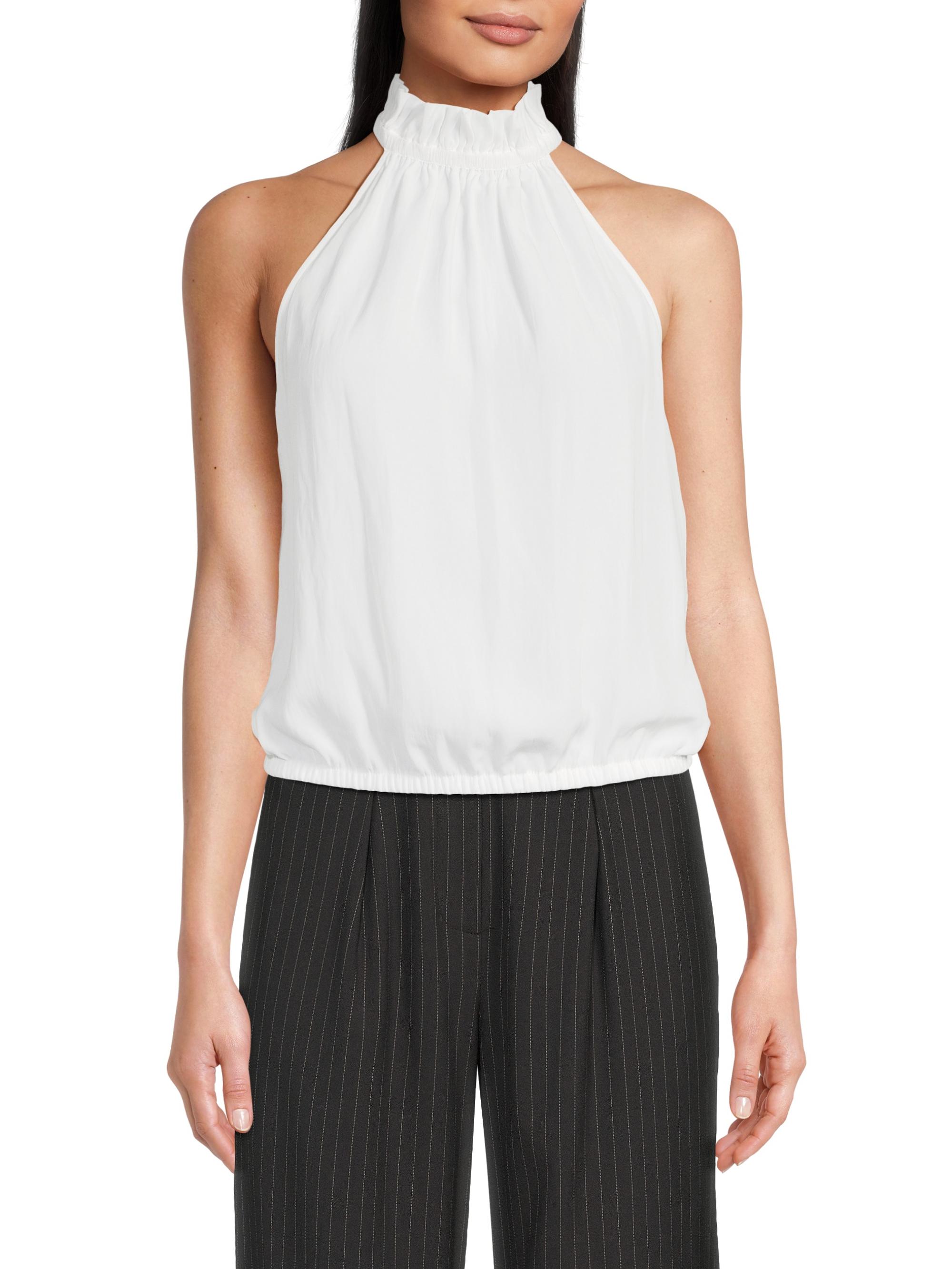 Click here for Ramy Brook Womens Rowan Halter-Neck Sleeveless Top... prices