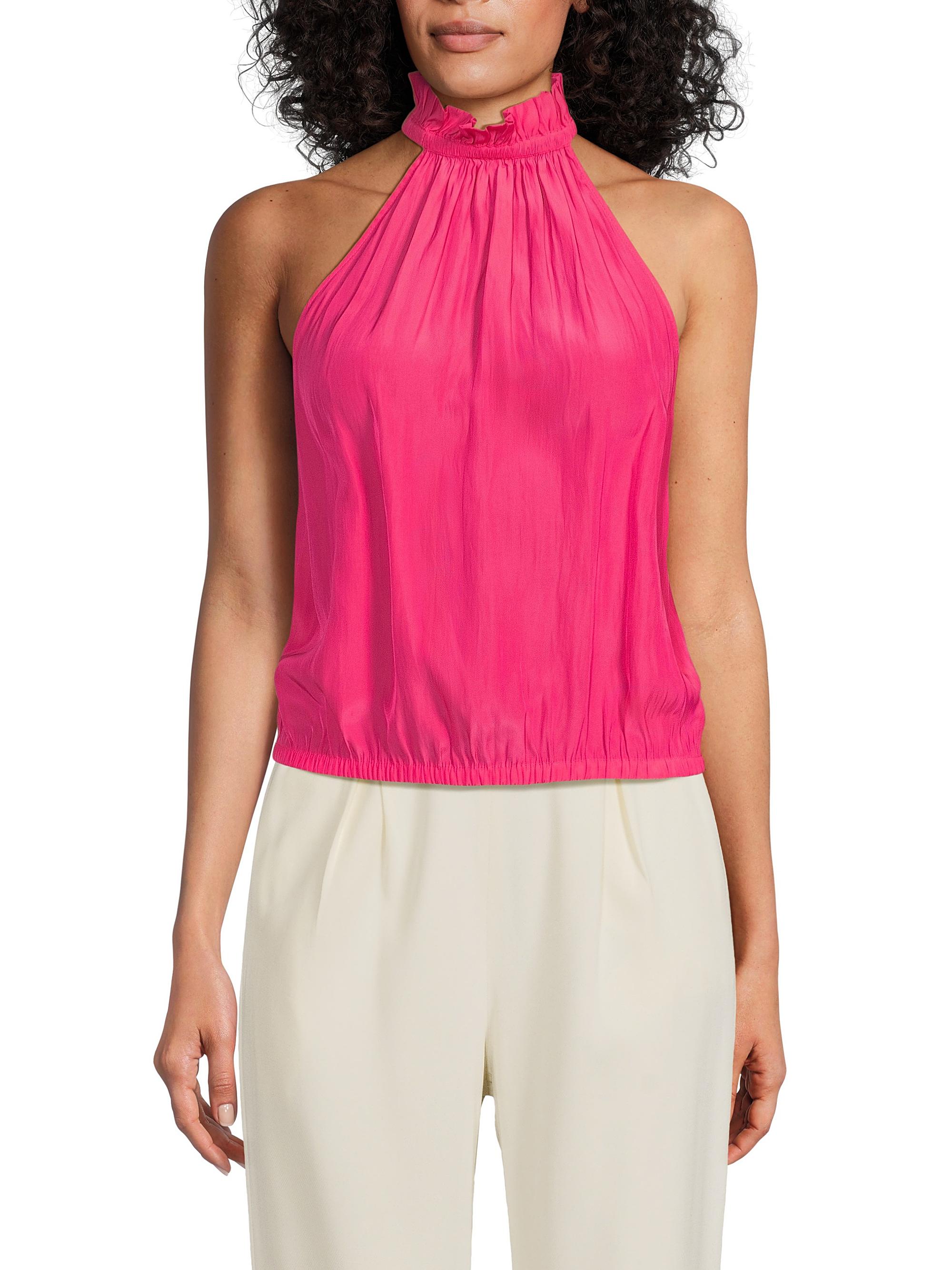 Click here for Ramy Brook Womens Rowan Halter-Neck Sleeveless Top... prices