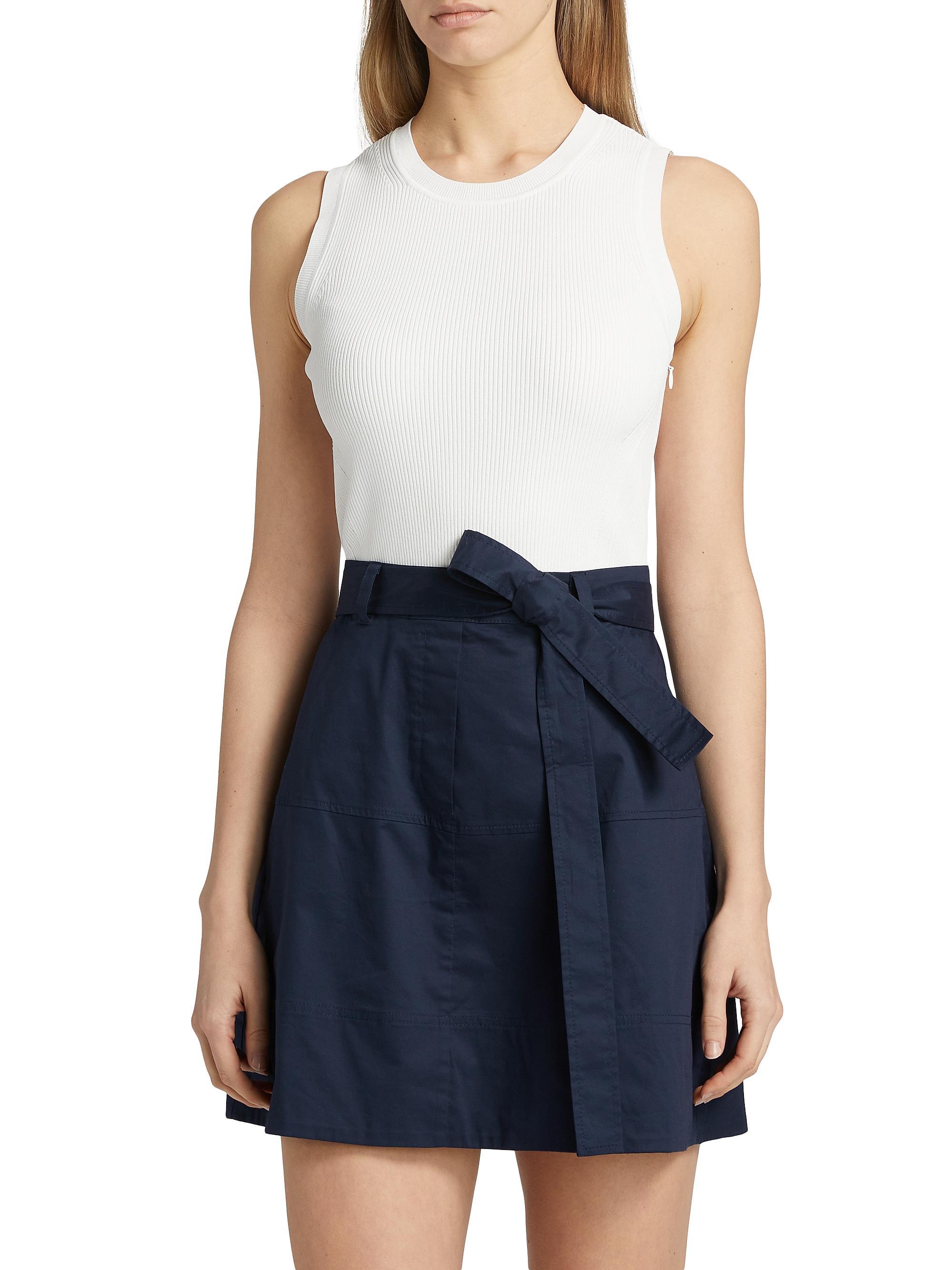 Click here for Tanya Taylor Womens Vanessa Combo Sleeveless Minid... prices