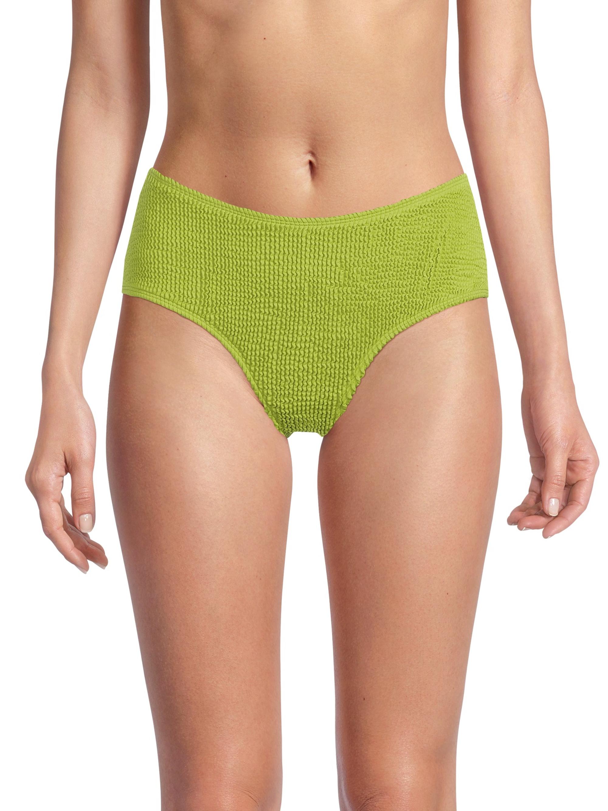 Click here for WeWoreWhat Womens Low Rise Swim Short - Citron prices