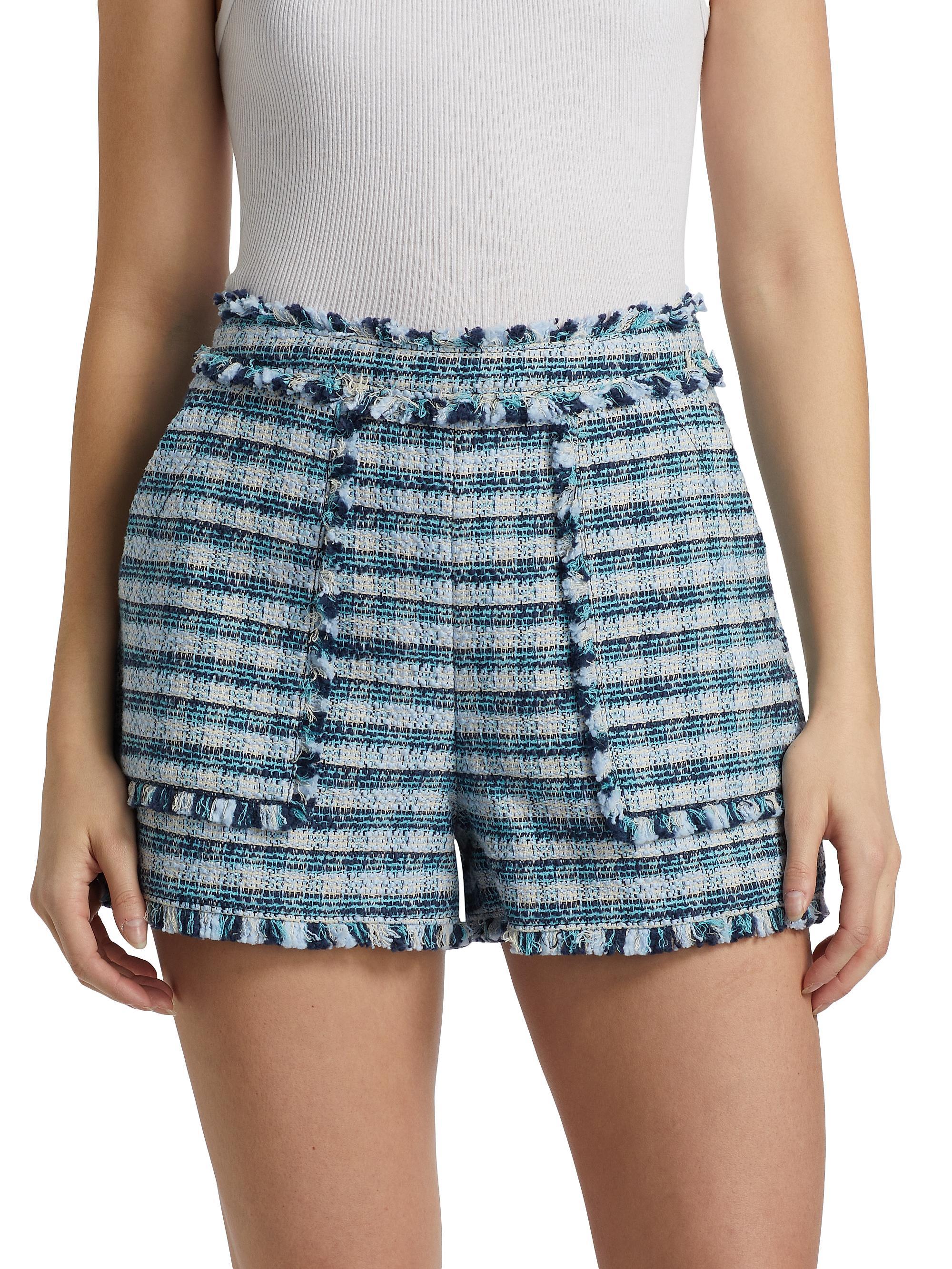 Click here for Cinq à Sept Womens Matilda Allen Tweed Shorts - Na... prices