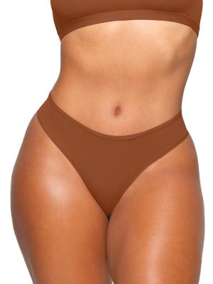 Click here for Skims Womens Fits Everybody Thong - Bronze - Size... prices