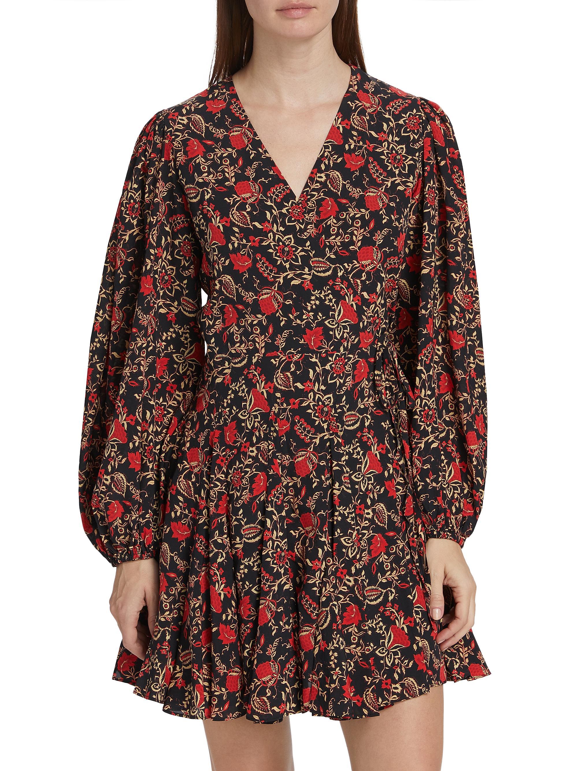 Click here for Rhode Womens La Toile Caro Floral Minidress - La T... prices