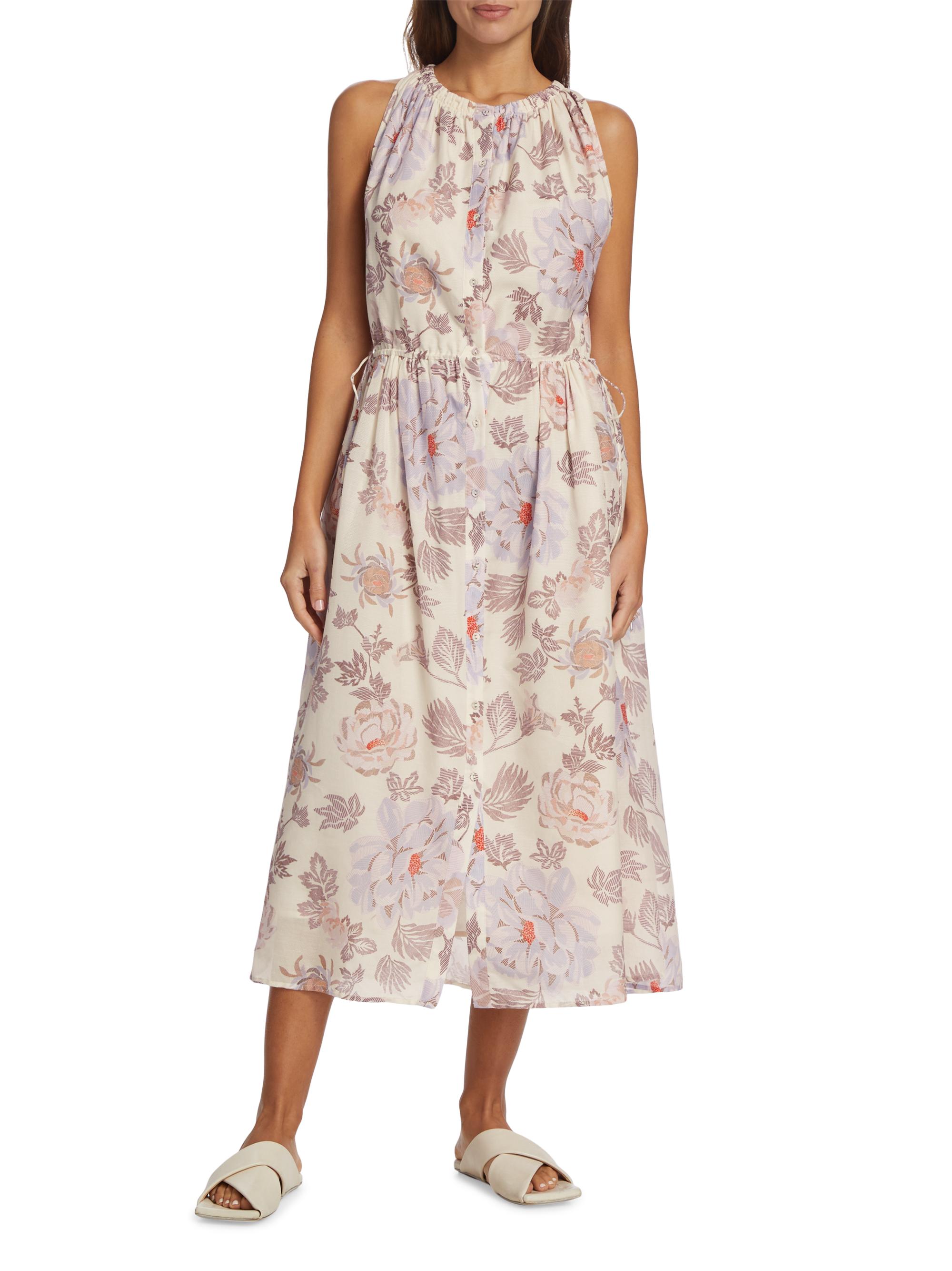 Click here for Magali Pascal Womens Mariana Floral Cotton-Blend M... prices