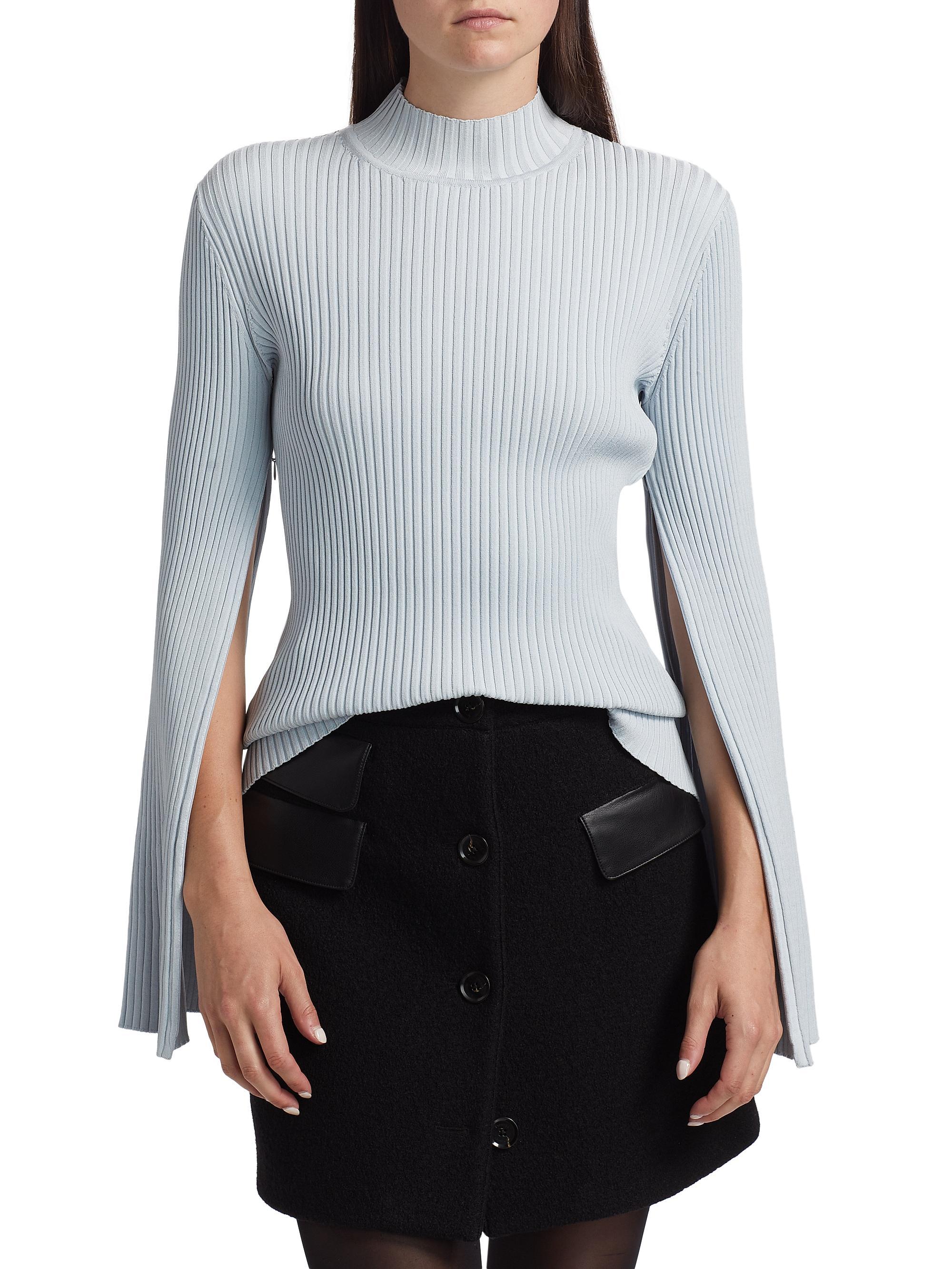 Click here for Proenza Schouler Womens Abigail Viscose Ribbed Top... prices