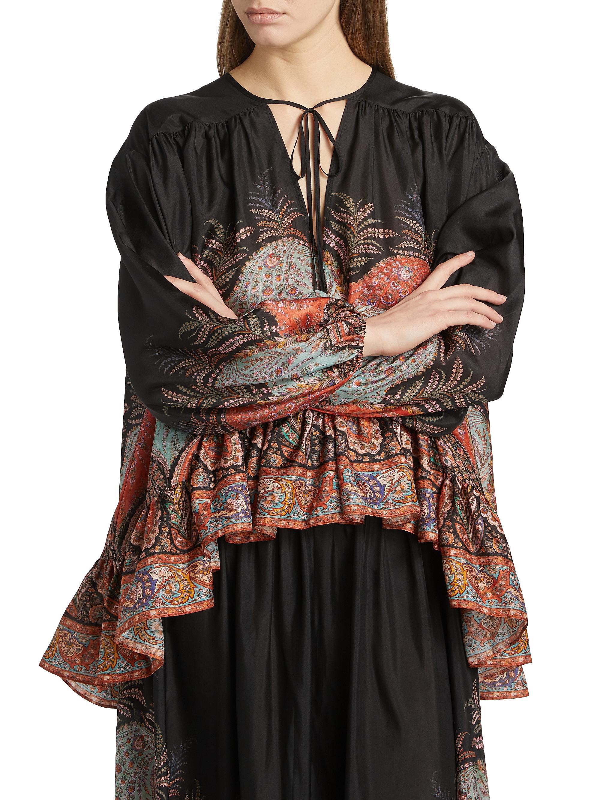 Click here for Zimmermann Womens Rhiannon Ruffle Billow Blouse -... prices