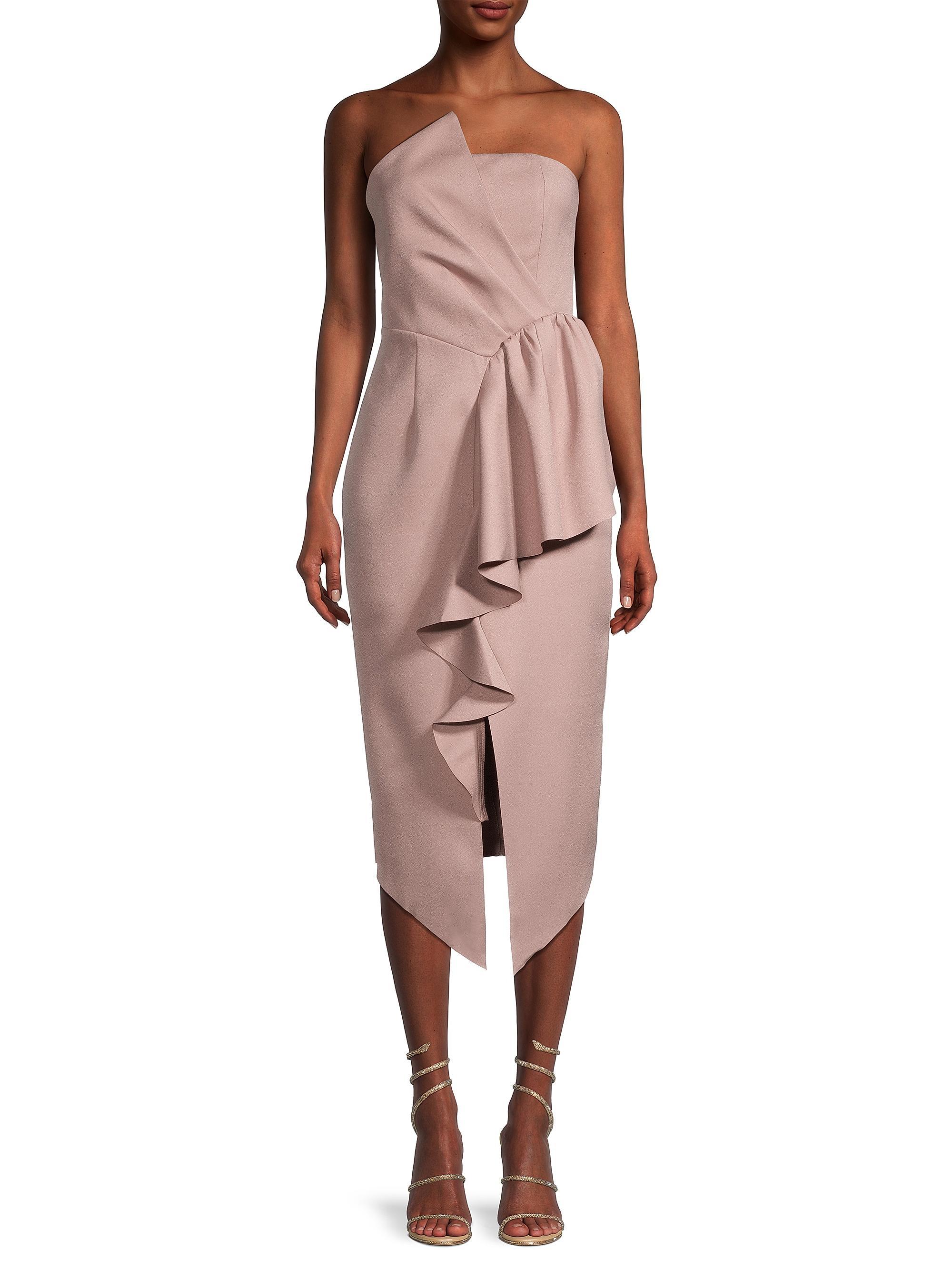 Click here for Elliatt Womens Reception Ruffled Cocktail Dress -... prices